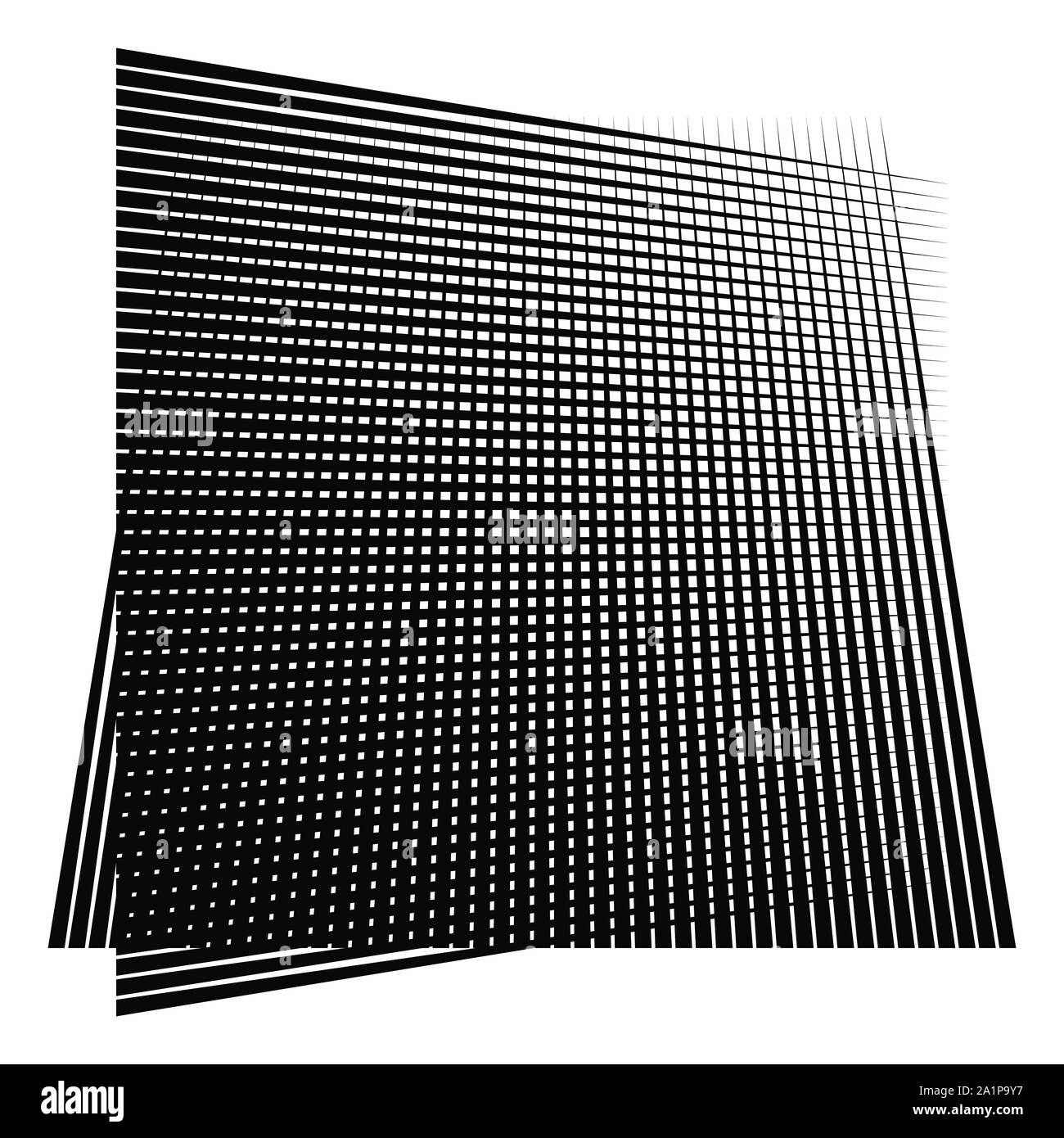 Grid, mesh element. cellular, reticular grate, lattice. array of bisect ...