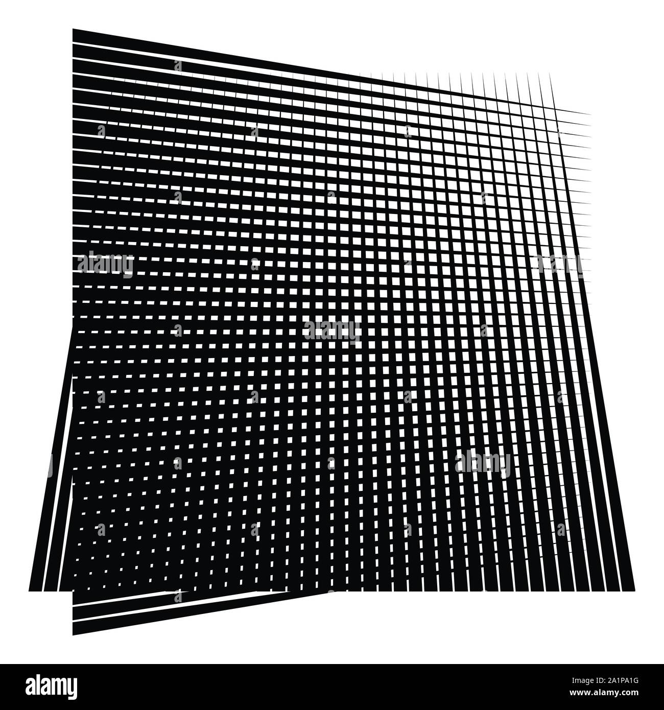 Grid, mesh element. cellular, reticular grate, lattice. array of bisect ...