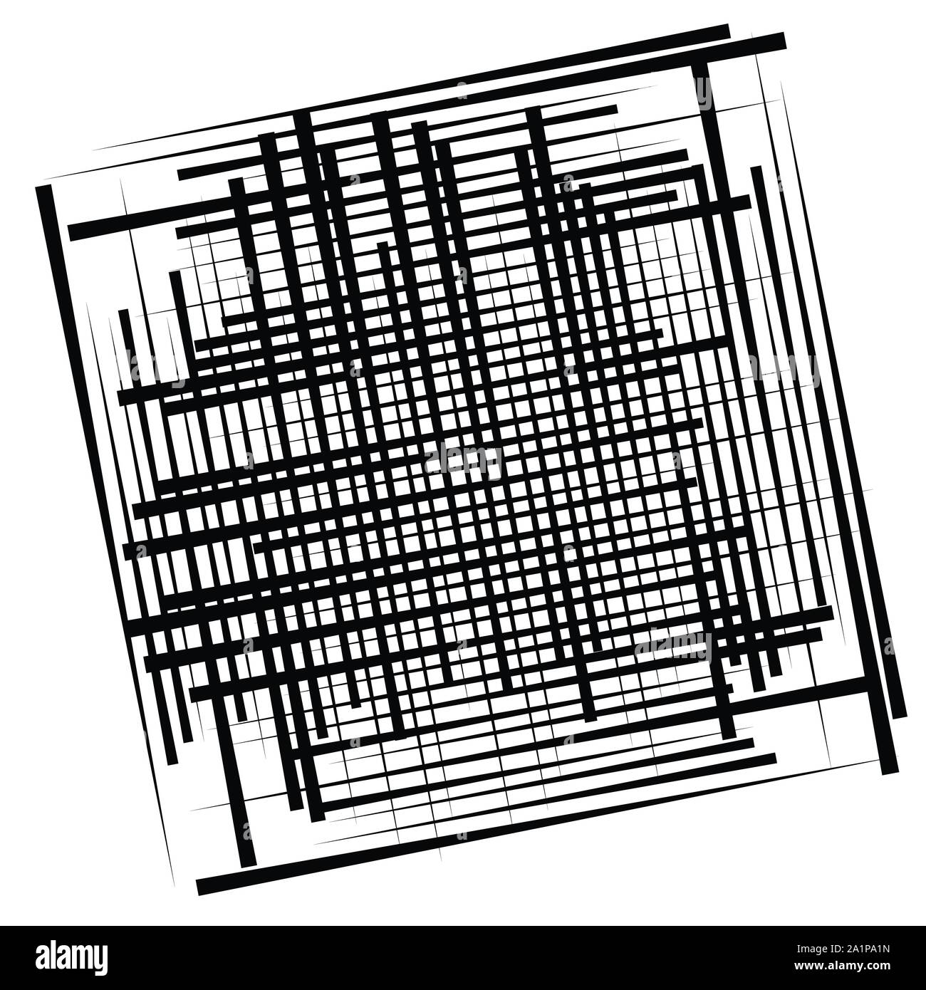 Random lines grid, mesh. Dynamic, irregular overlap, intersect lines ...