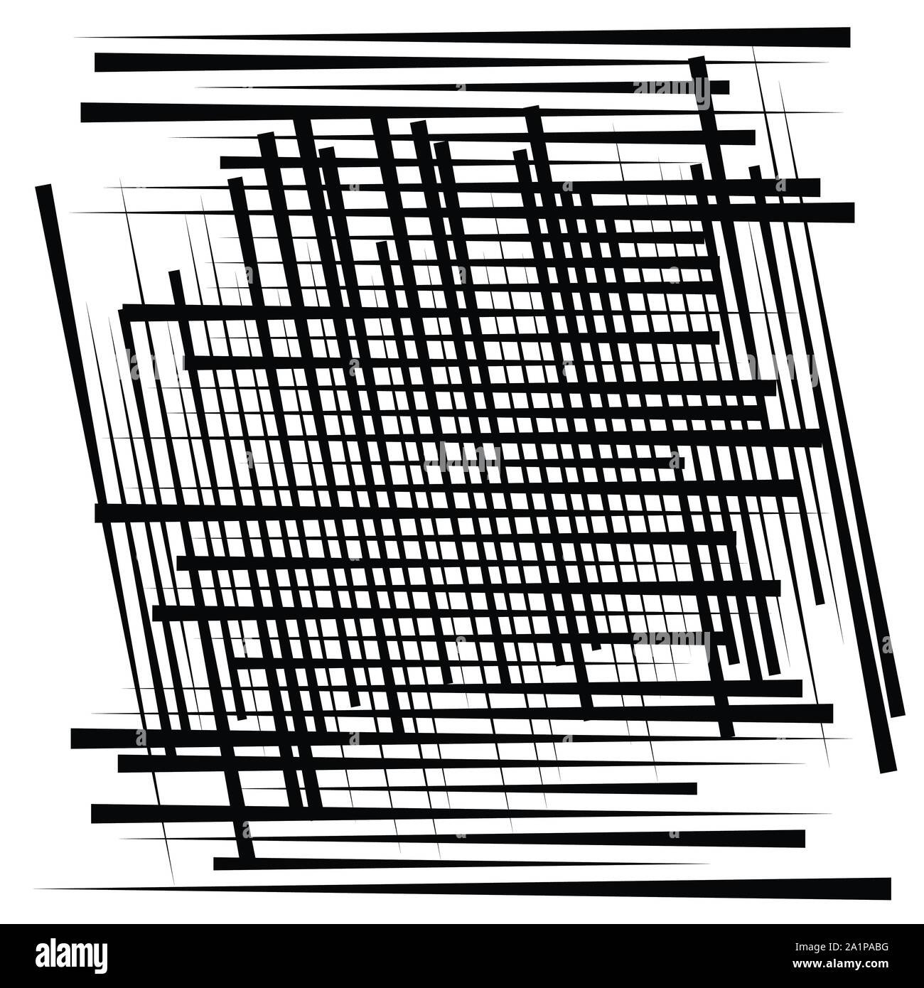 Random lines grid, mesh. Dynamic, irregular overlap, intersect lines ...