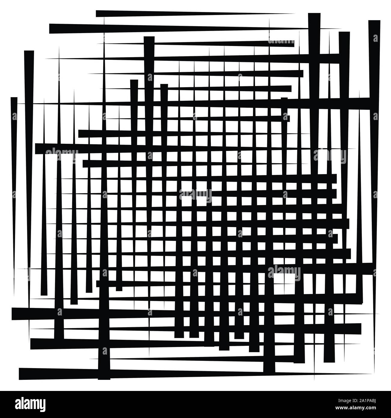 Random lines grid, mesh. Dynamic, irregular overlap, intersect lines ...