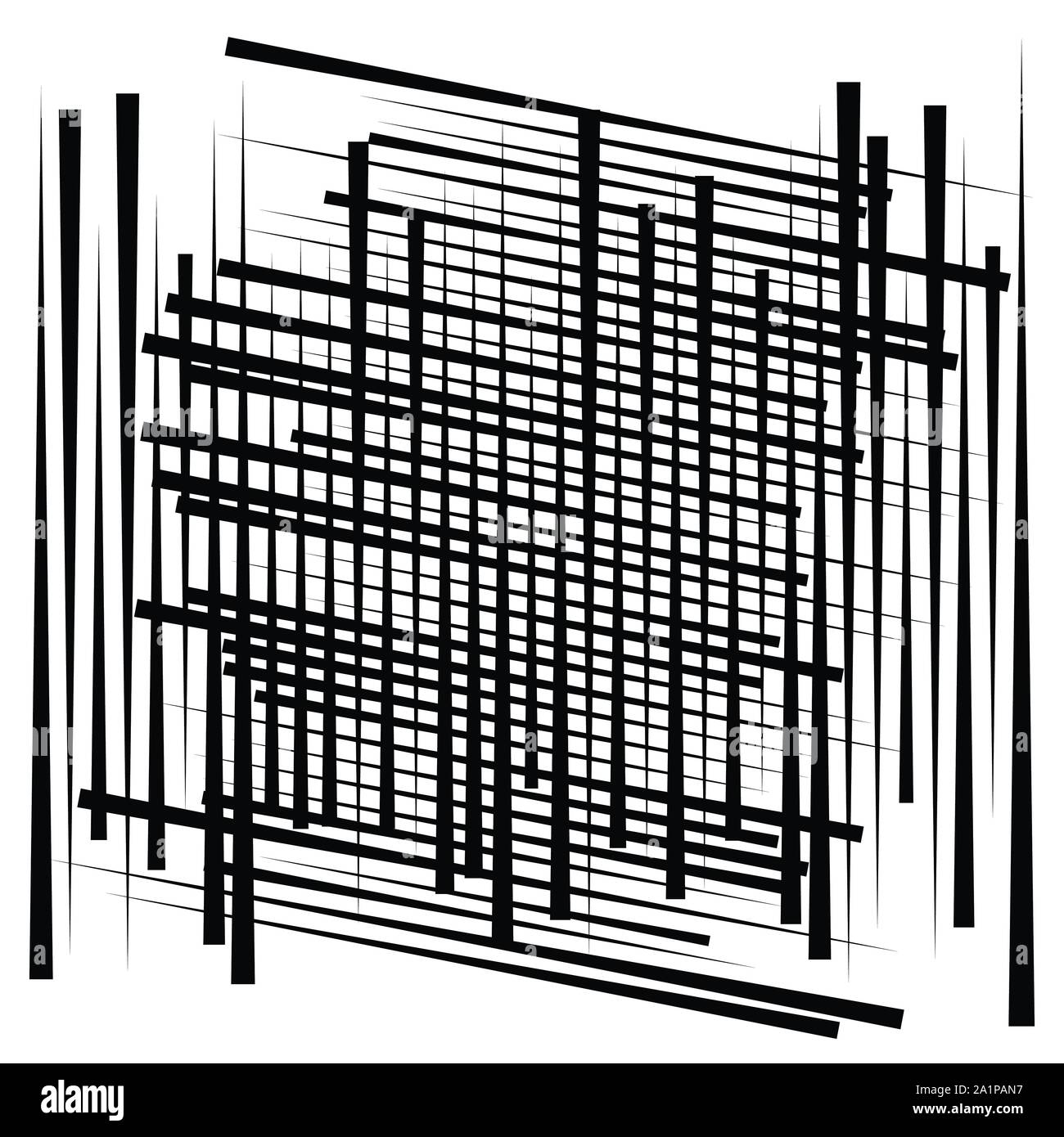 Random lines grid, mesh. Dynamic, irregular overlap, intersect lines ...