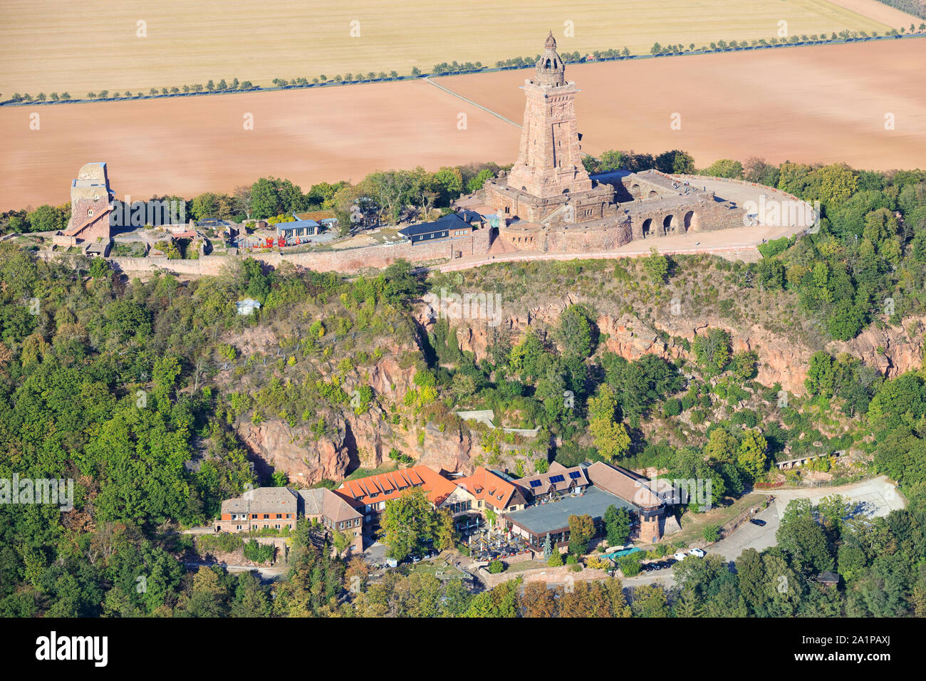 Kyffhaeuser, Monument, Barbarossa. Scenery, kyffhauser Stock Photo - Alamy