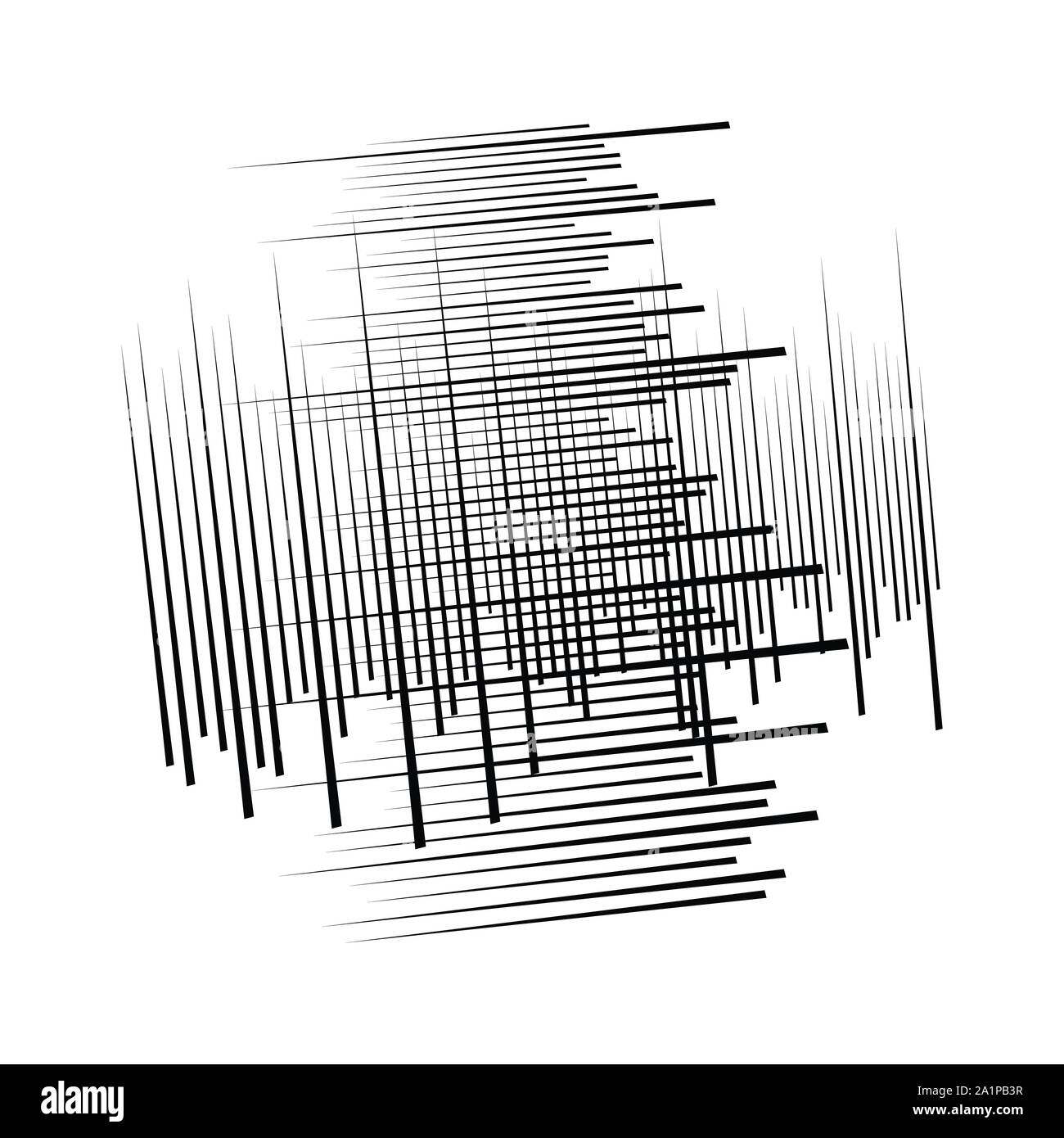 Random Lines Grid Mesh Dynamic Irregular Overlap Intersect Lines