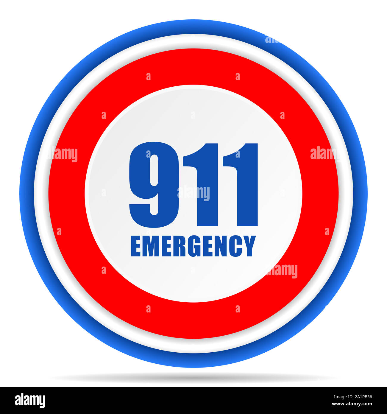 Number 911 icon hi-res stock photography and images - Alamy