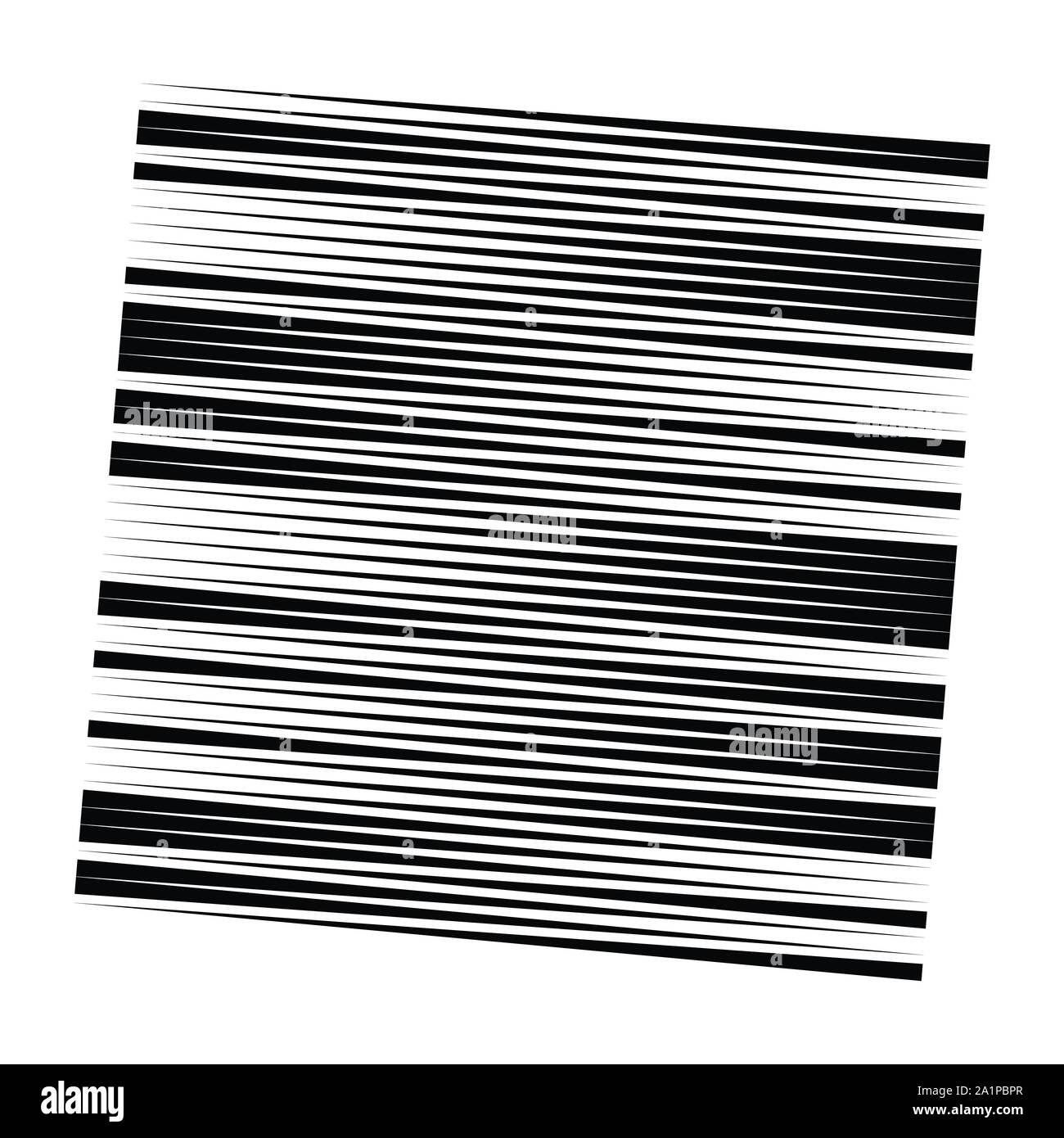 Random lines element. Random horizontal lines. Irregular straight ...