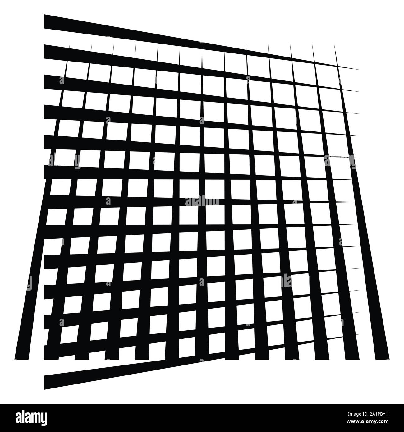 Grid, mesh element. cellular, reticular grate, lattice. array of bisect ...