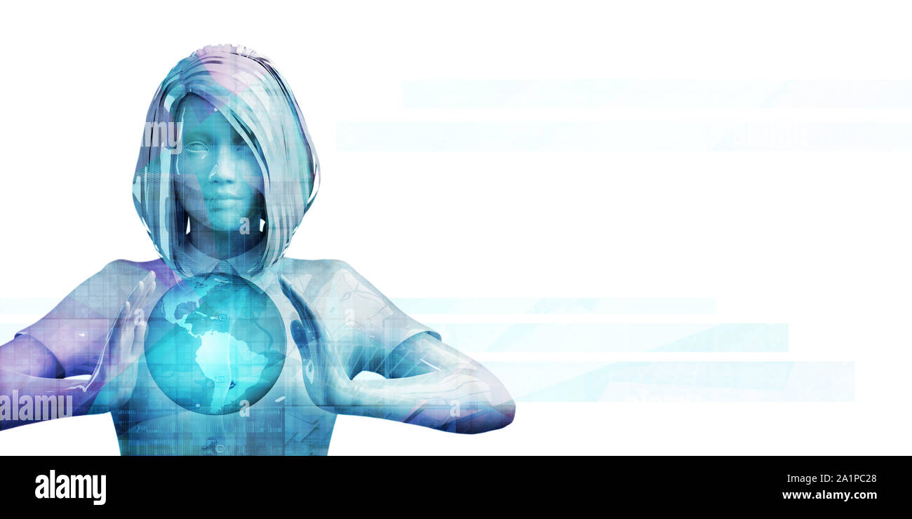 Global Platform and International Mobility Software Concept Stock Photo ...