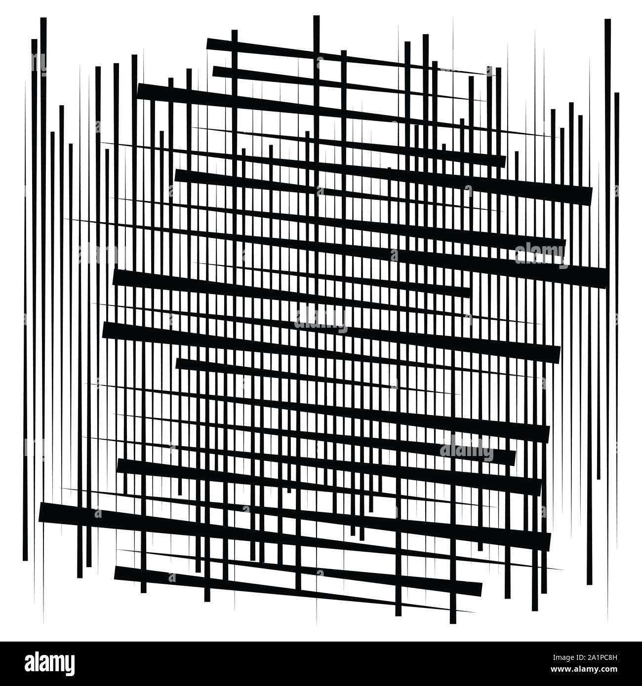 Random Lines Grid Mesh Dynamic Irregular Overlap Intersect Lines