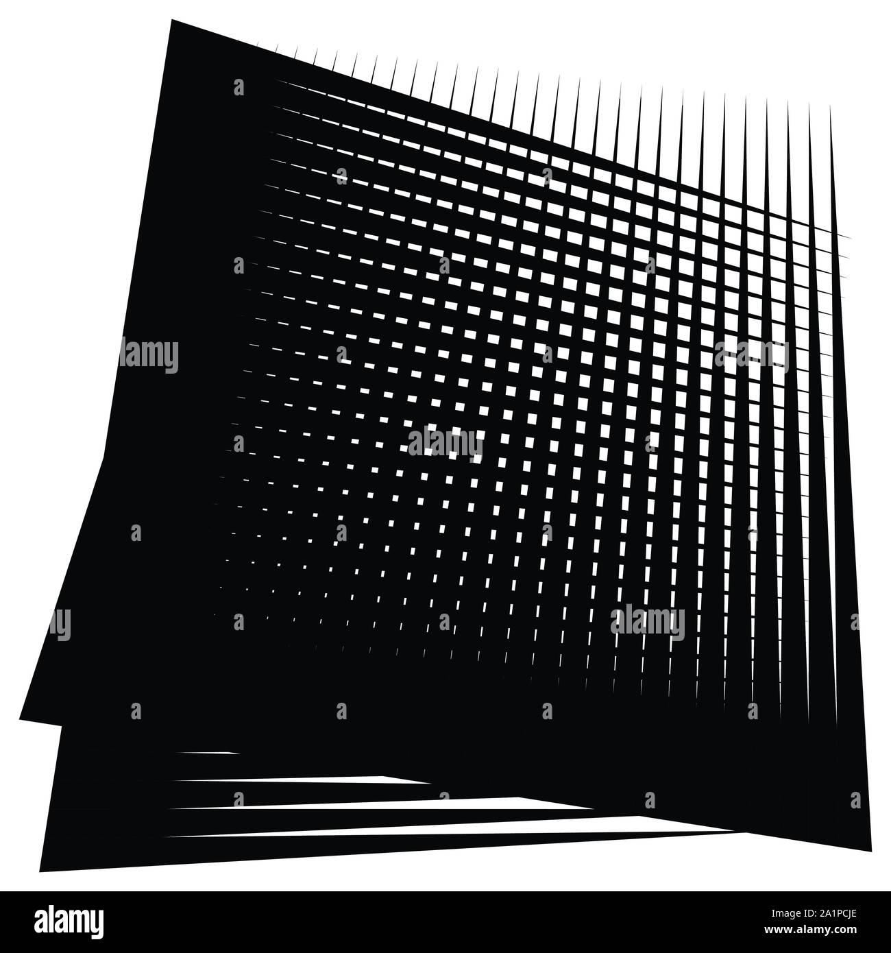 Grid, mesh element. cellular, reticular grate, lattice. array of bisect ...