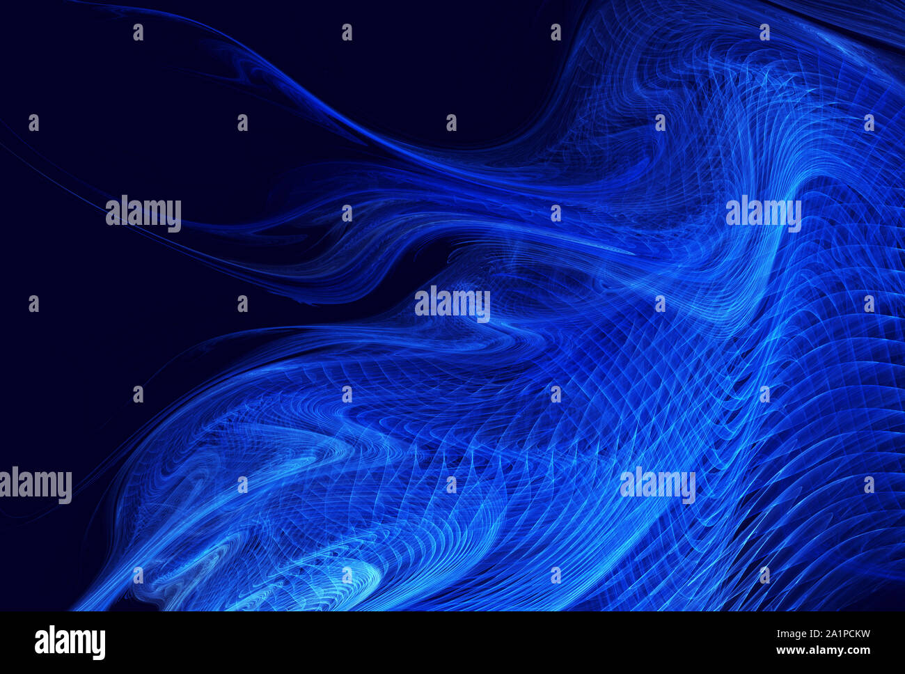 Abstract Color Dynamic Background With Lighting Effect Fractal Wavy