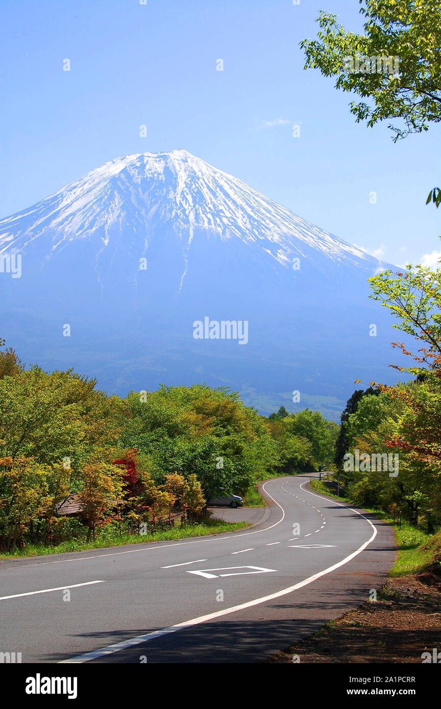 Mount Fuji Volcano in Japan Stock Photo - Alamy
