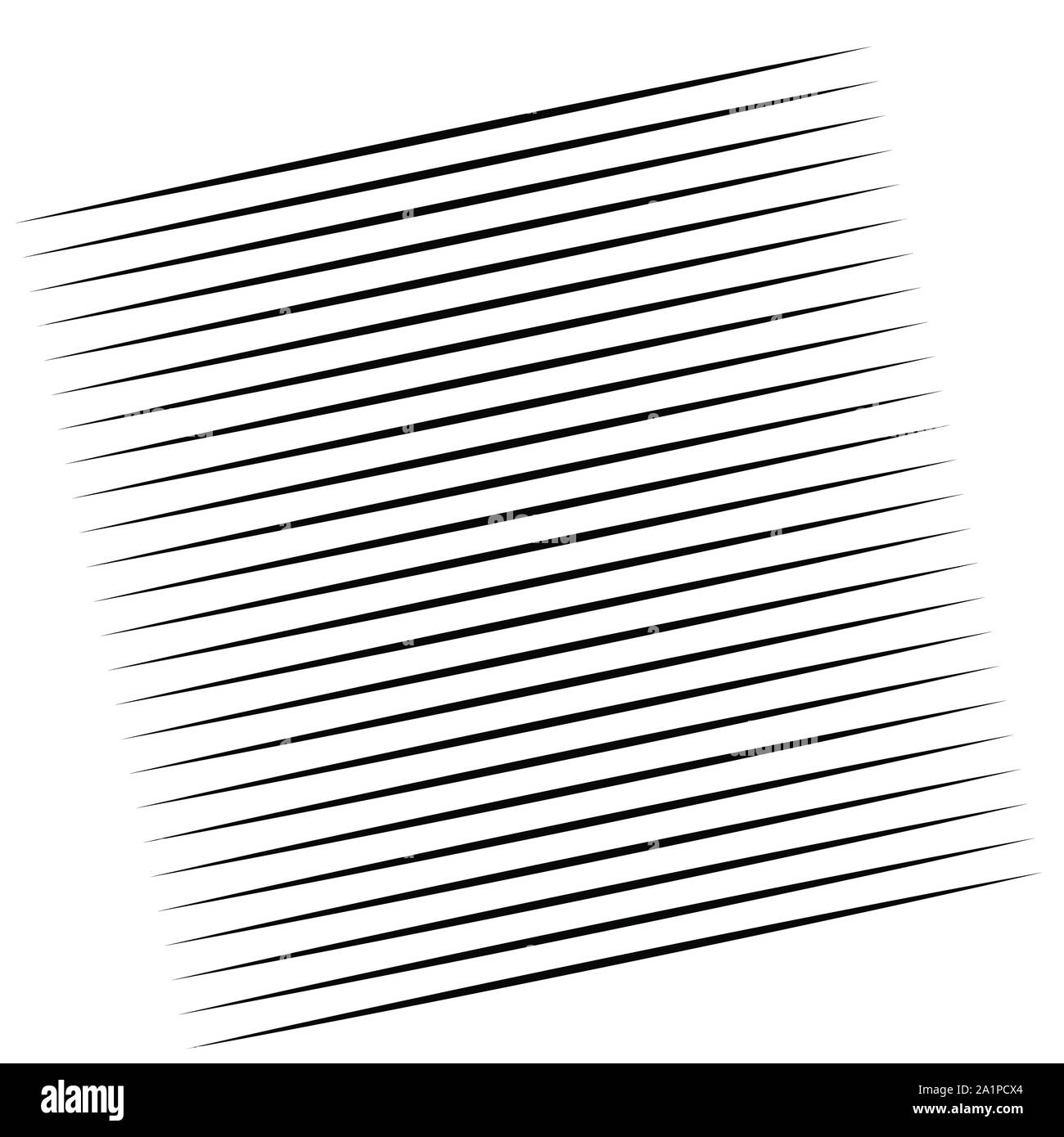 Horizontal lines geometric element. Straight parallel lines, stripes ...