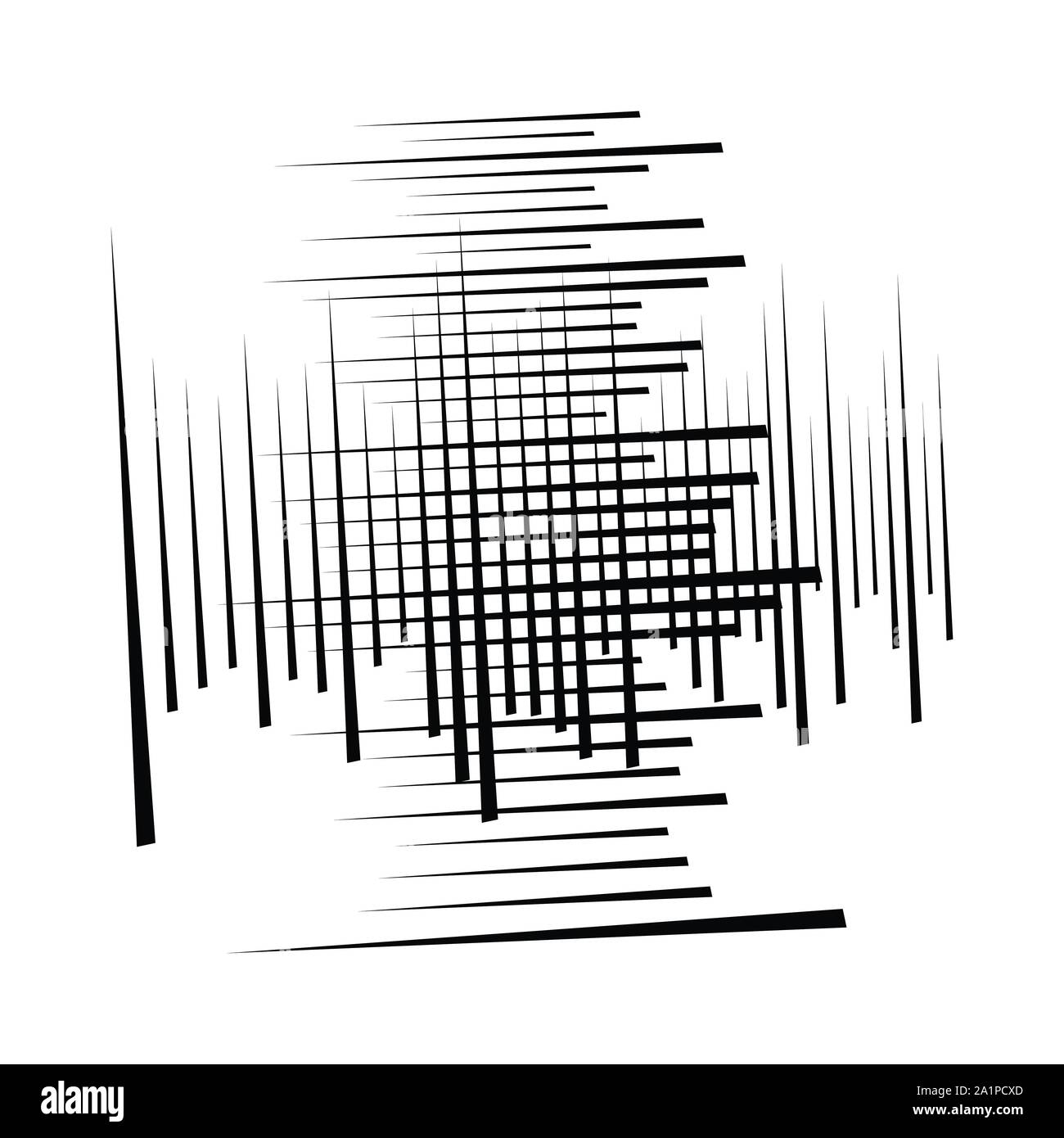 Random lines grid, mesh. Dynamic, irregular overlap, intersect lines ...