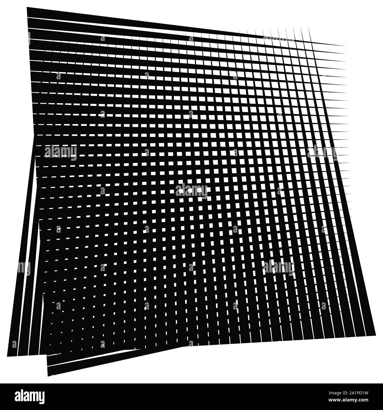 Grid, mesh element. cellular, reticular grate, lattice. array of bisect ...