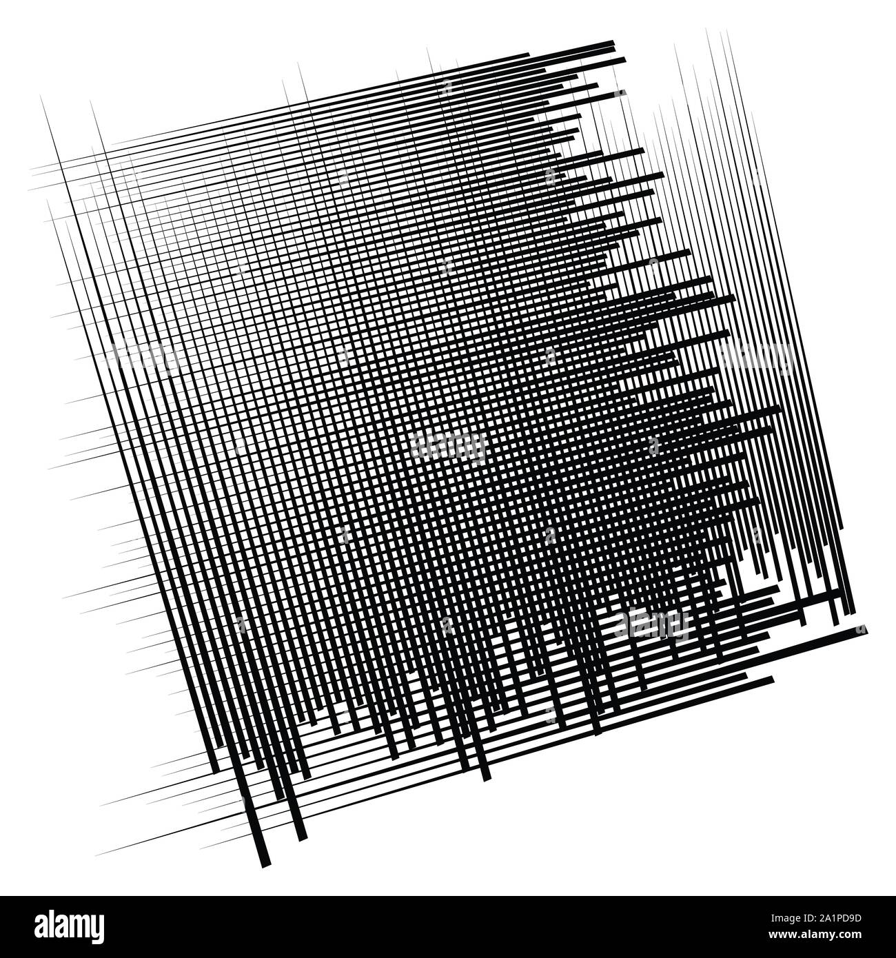 Random Lines Grid Mesh Dynamic Irregular Overlap Intersect Lines