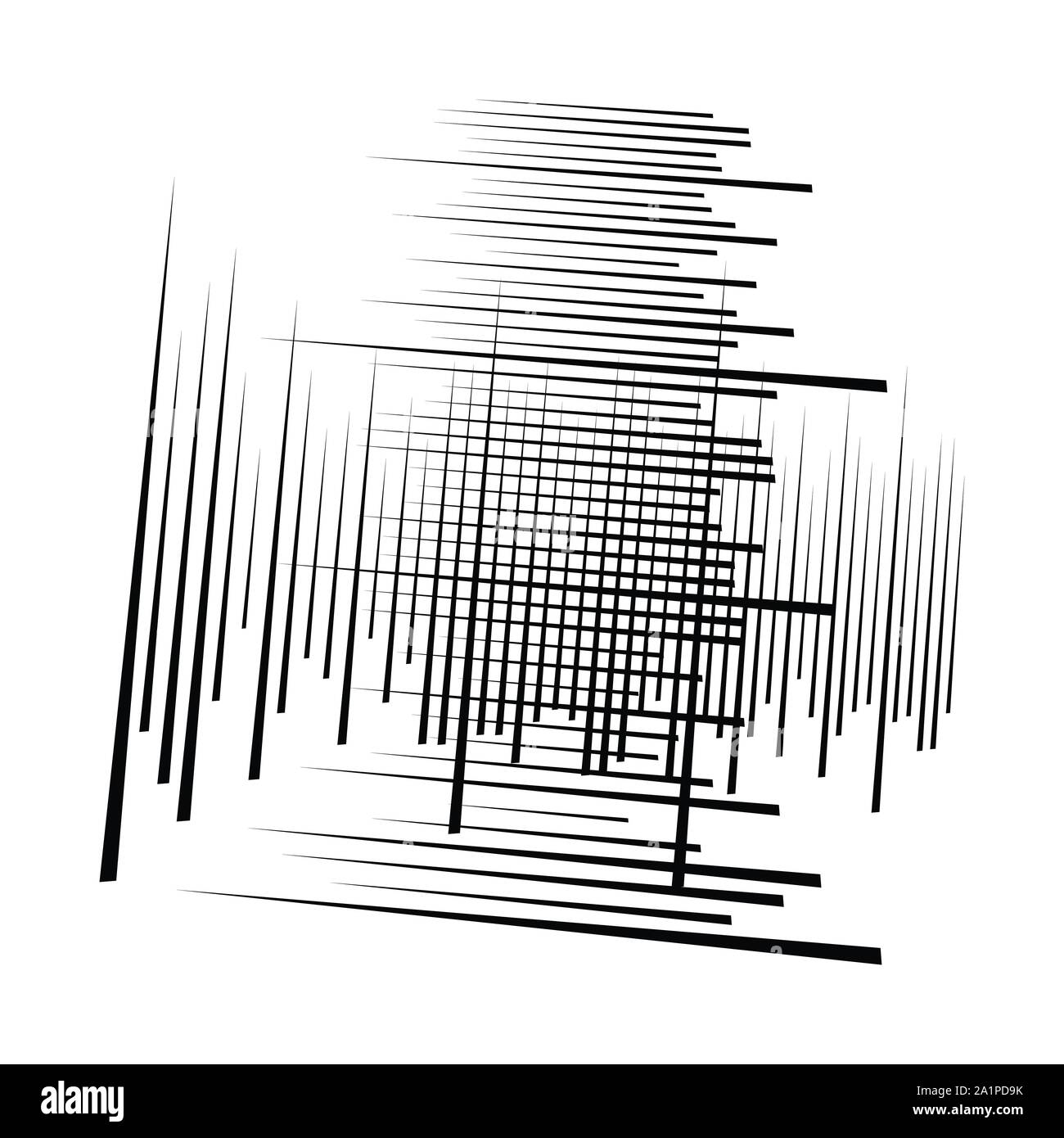 Random lines grid, mesh. Dynamic, irregular overlap, intersect lines ...