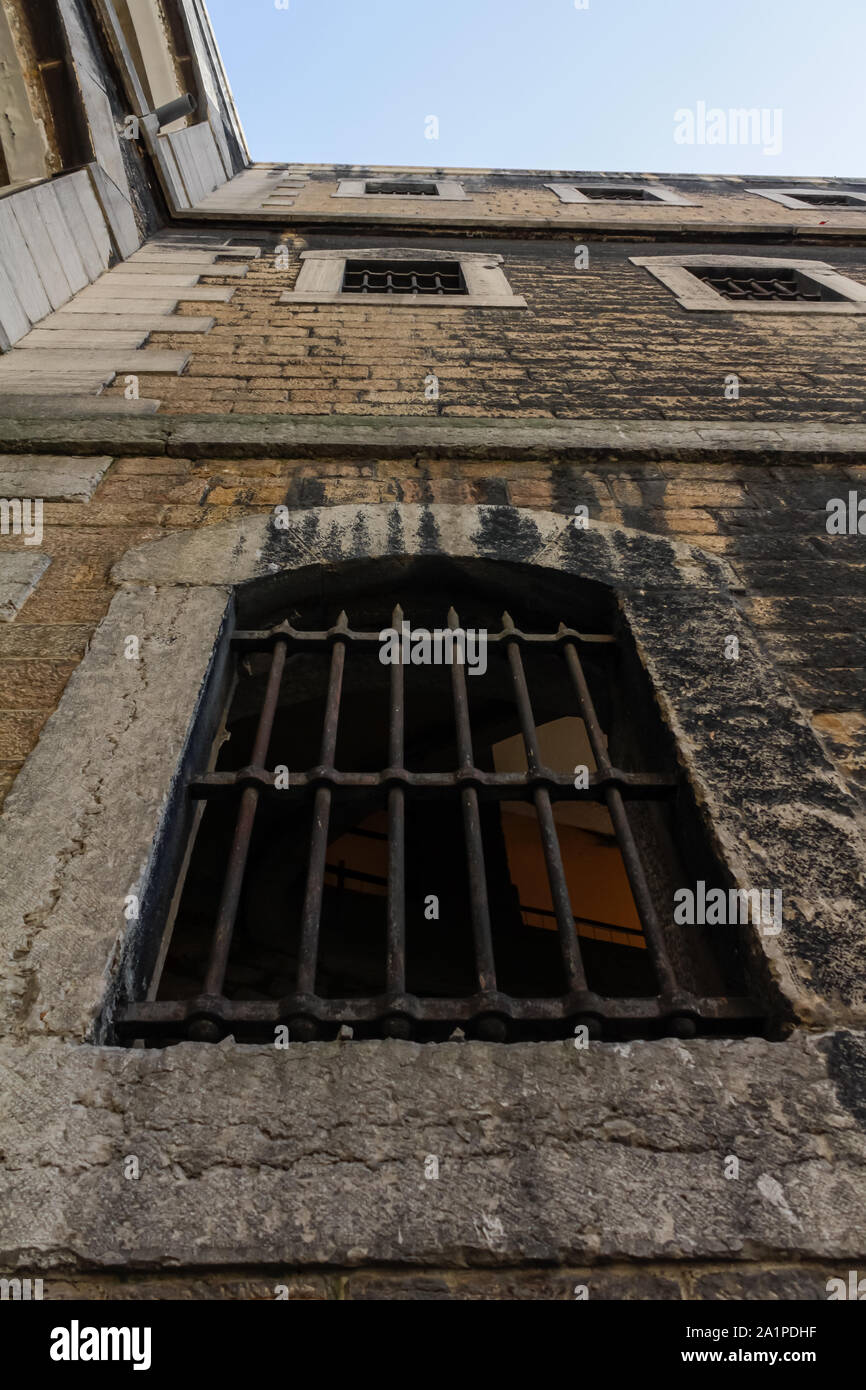 old prison window Stock Photo - Alamy