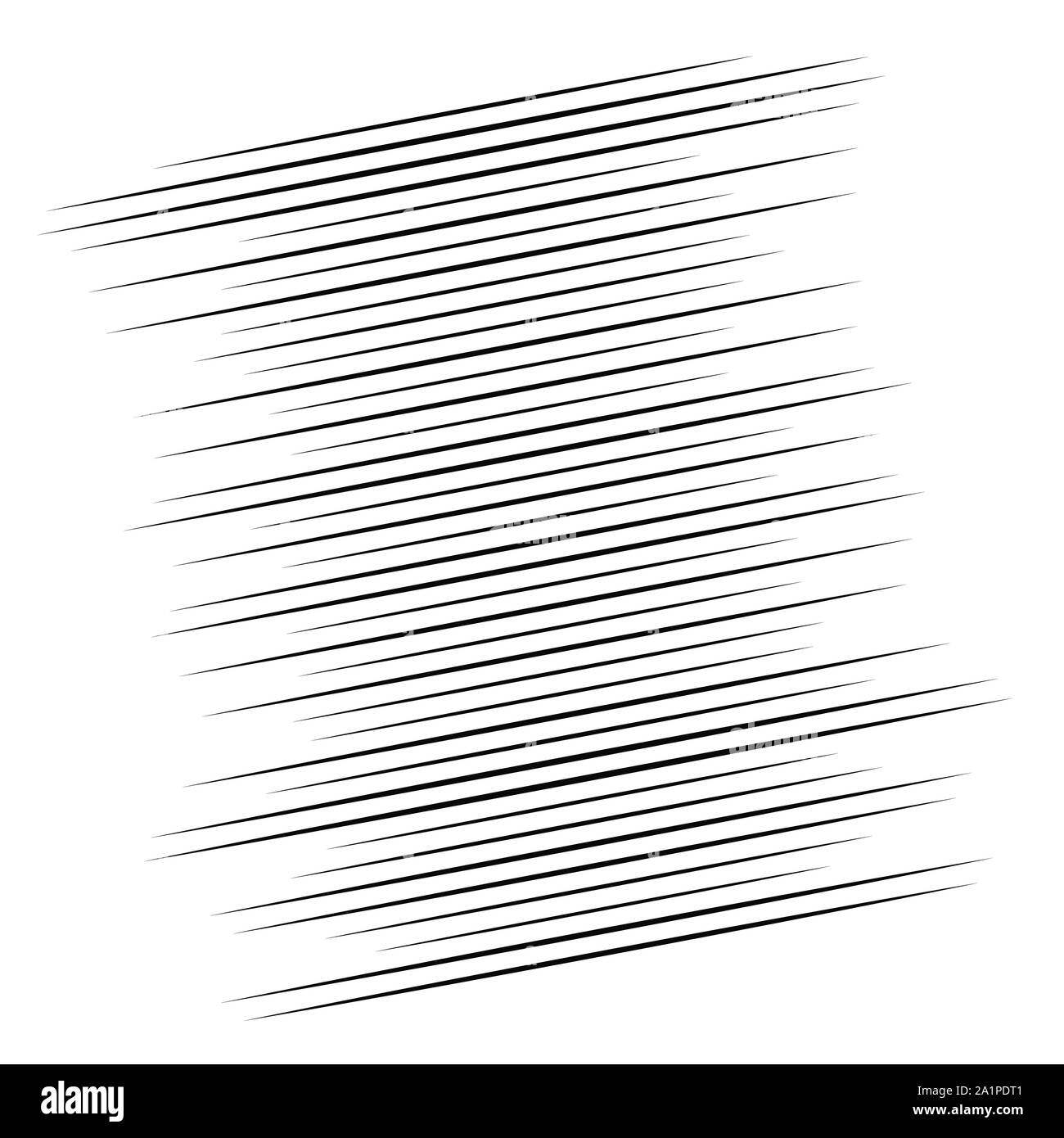 Random lines halftone element. Random horizontal lines. Irregular ...