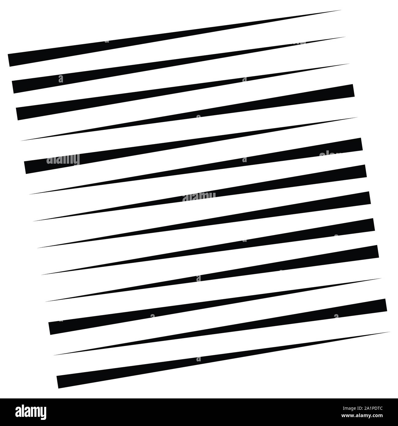 Random lines element. Random horizontal lines. Irregular straight ...