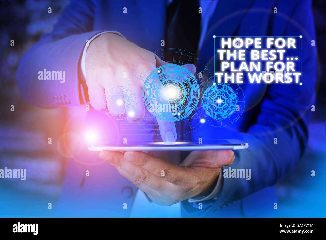 Handwriting text Hope For The Best Plan For The Worst. Conceptual photo ...