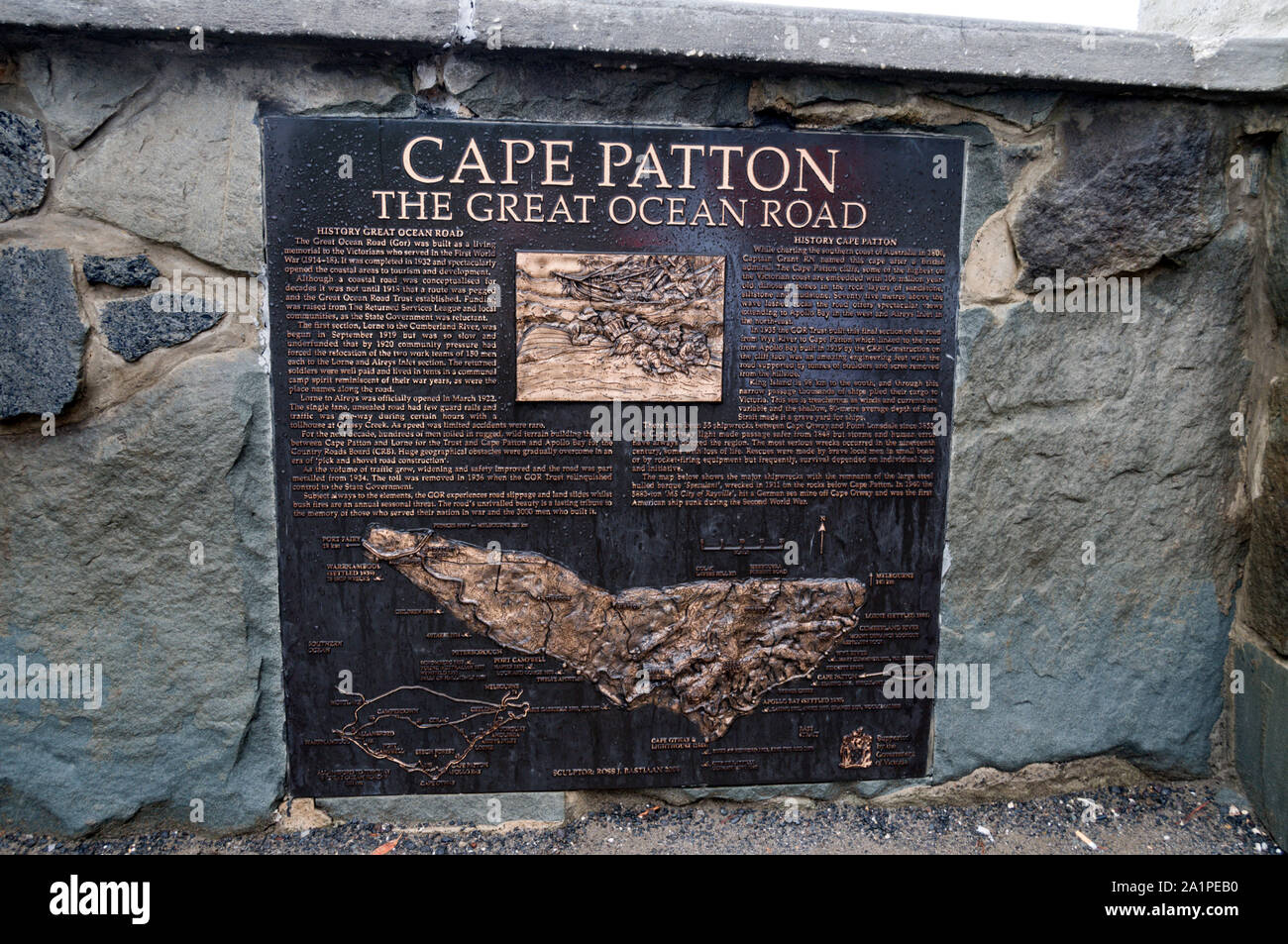 Cape patton plaque hi-res stock photography and images - Alamy