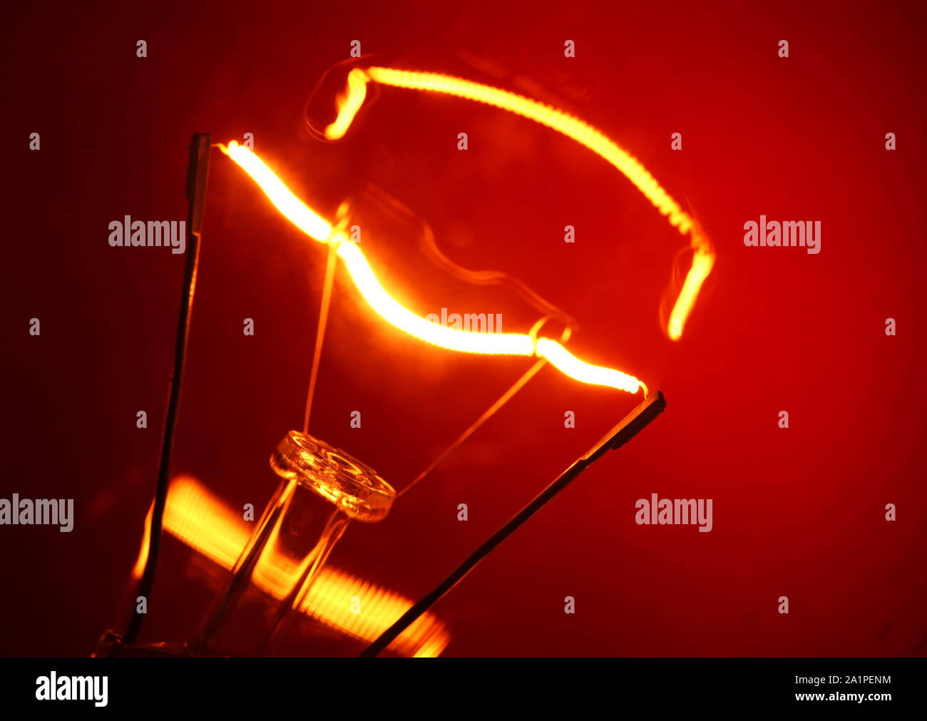 Close up of Tungsten Bulb Stock Photo - Alamy