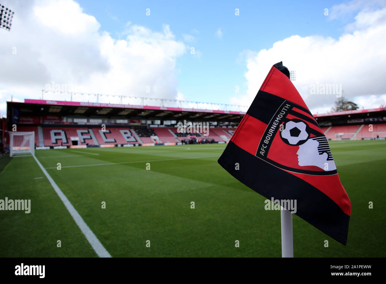 Football general view stadium corner flag hi-res stock photography and ...