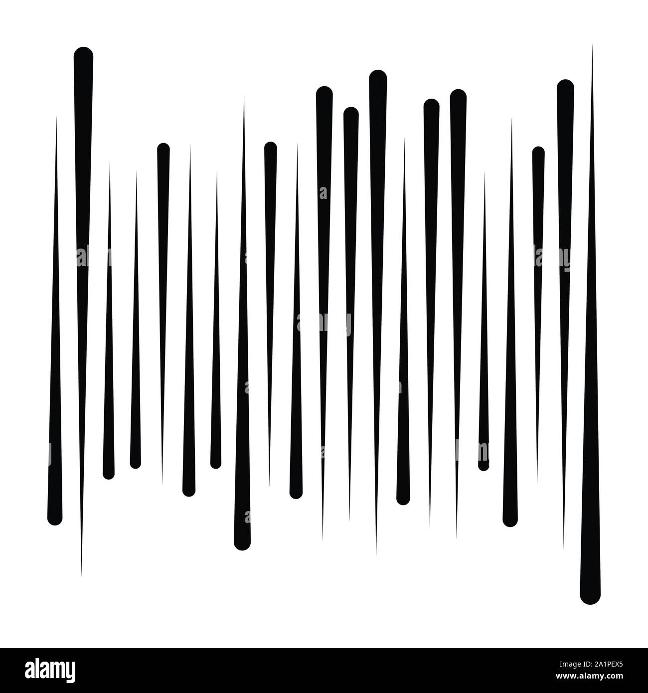 Random, dynamic lines pattern. Vertical, straight parallel lines ...