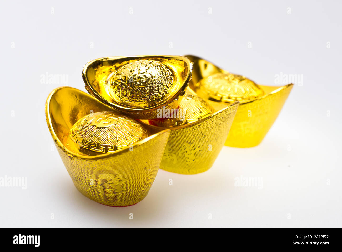 Chinese gold ingots hi-res stock photography and images - Alamy