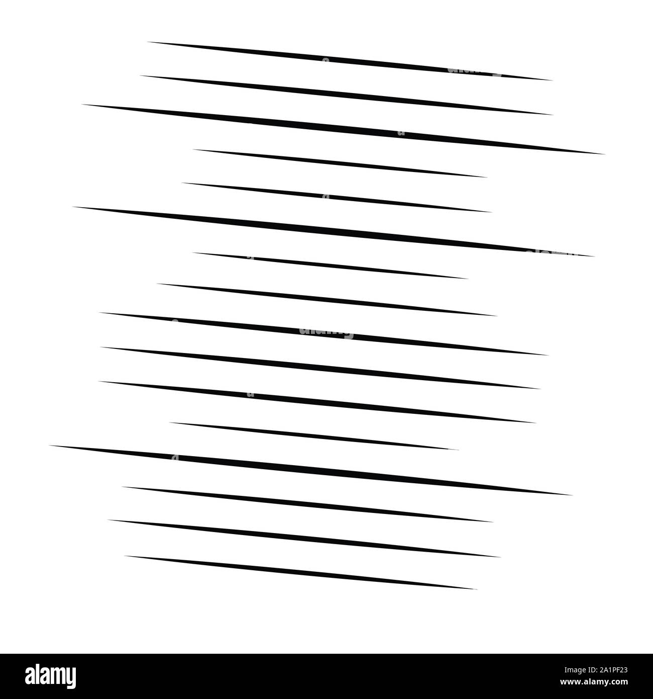 Random lines halftone element. Random horizontal lines. Irregular ...