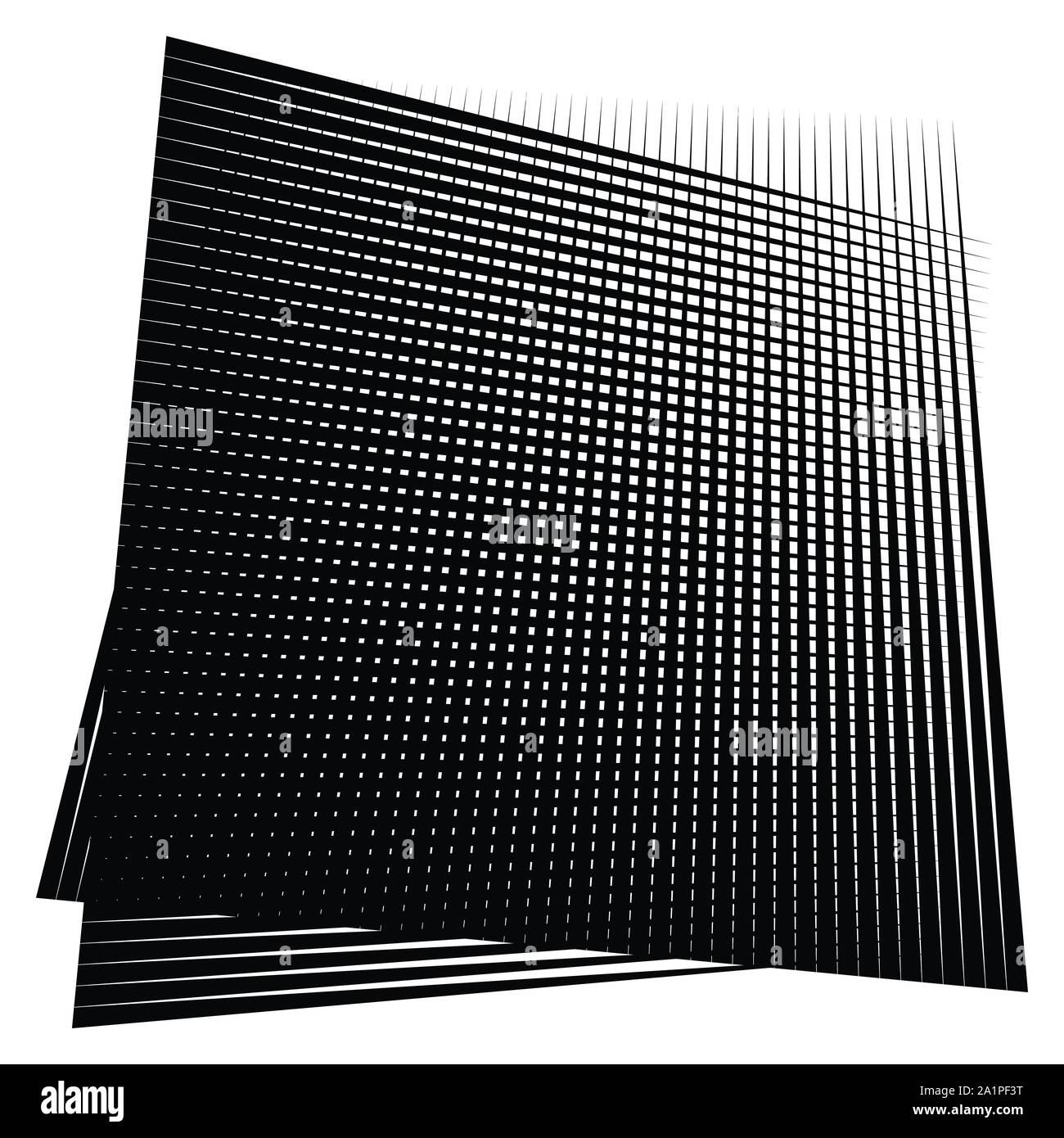 Grid, mesh element. cellular, reticular grate, lattice. array of bisect ...