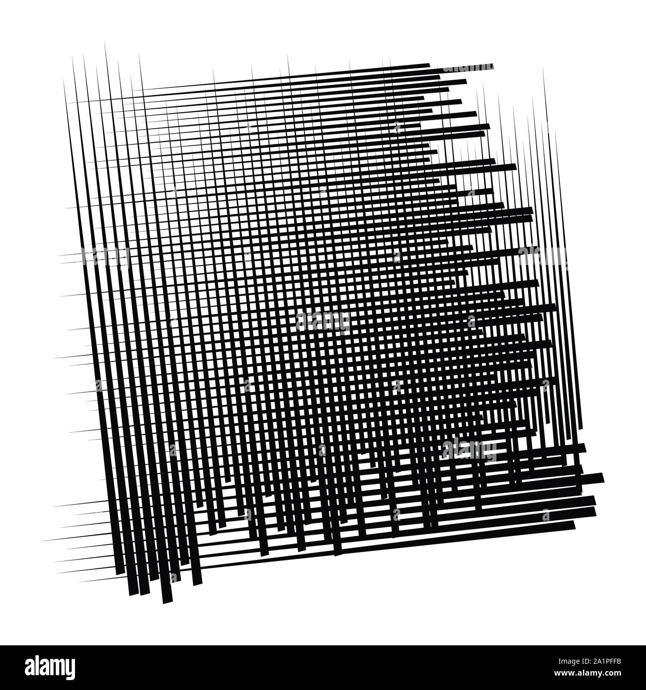 Random lines grid, mesh. Dynamic, irregular overlap, intersect lines ...