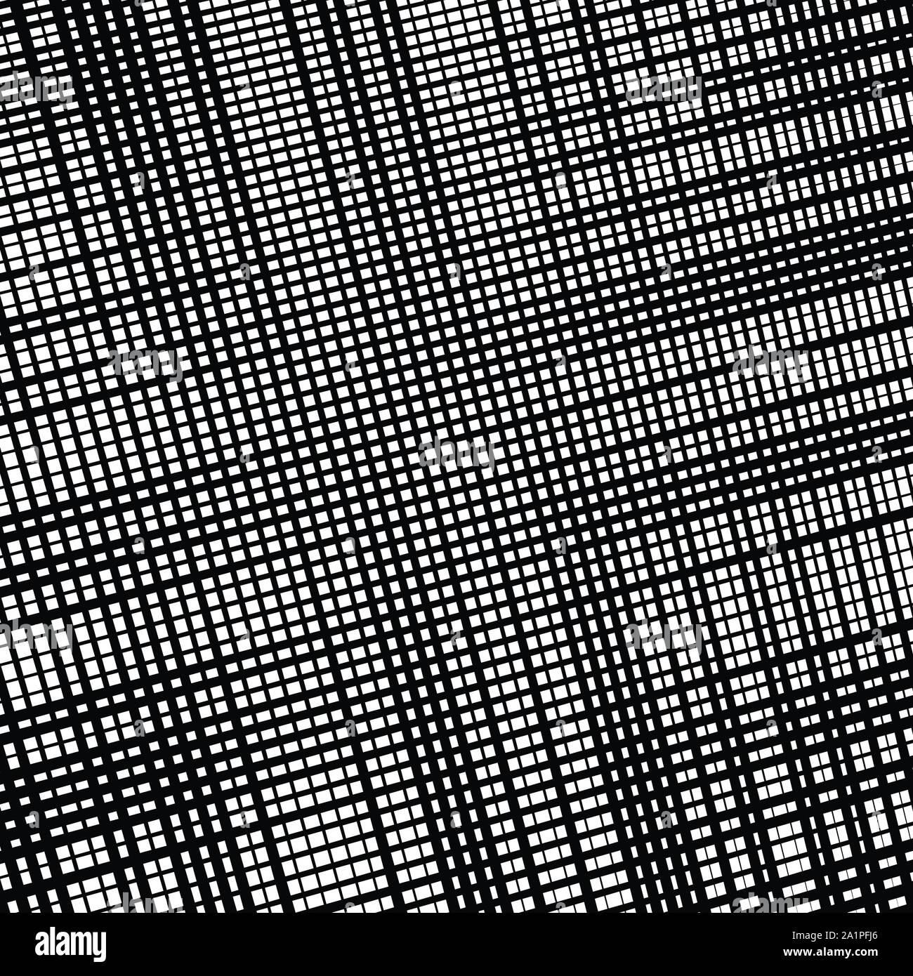random tilt, oblique grid, mesh pattern. dynamic slanting intersect lines. abstract grate design ...