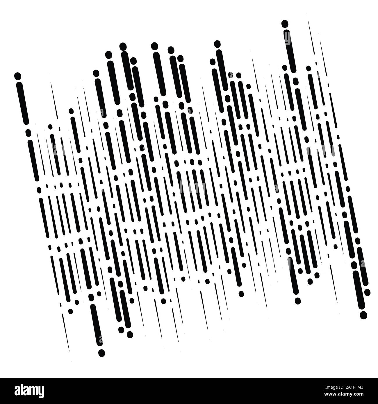 dashed dynamic lines, stripes pattern. random, irregular intermittent ...