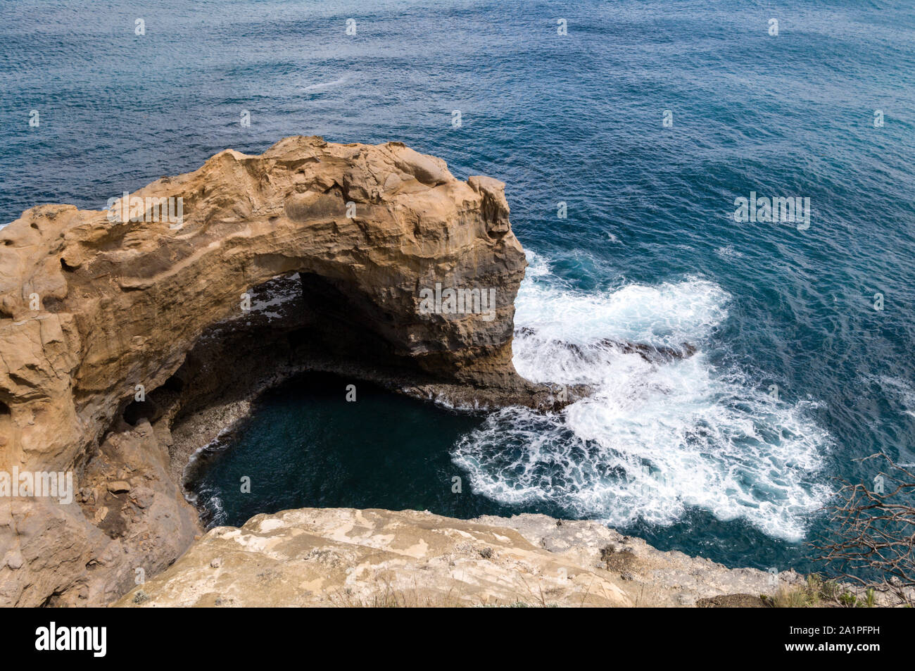 From the Scenic Lookout of the limestone Arch also known as London ...