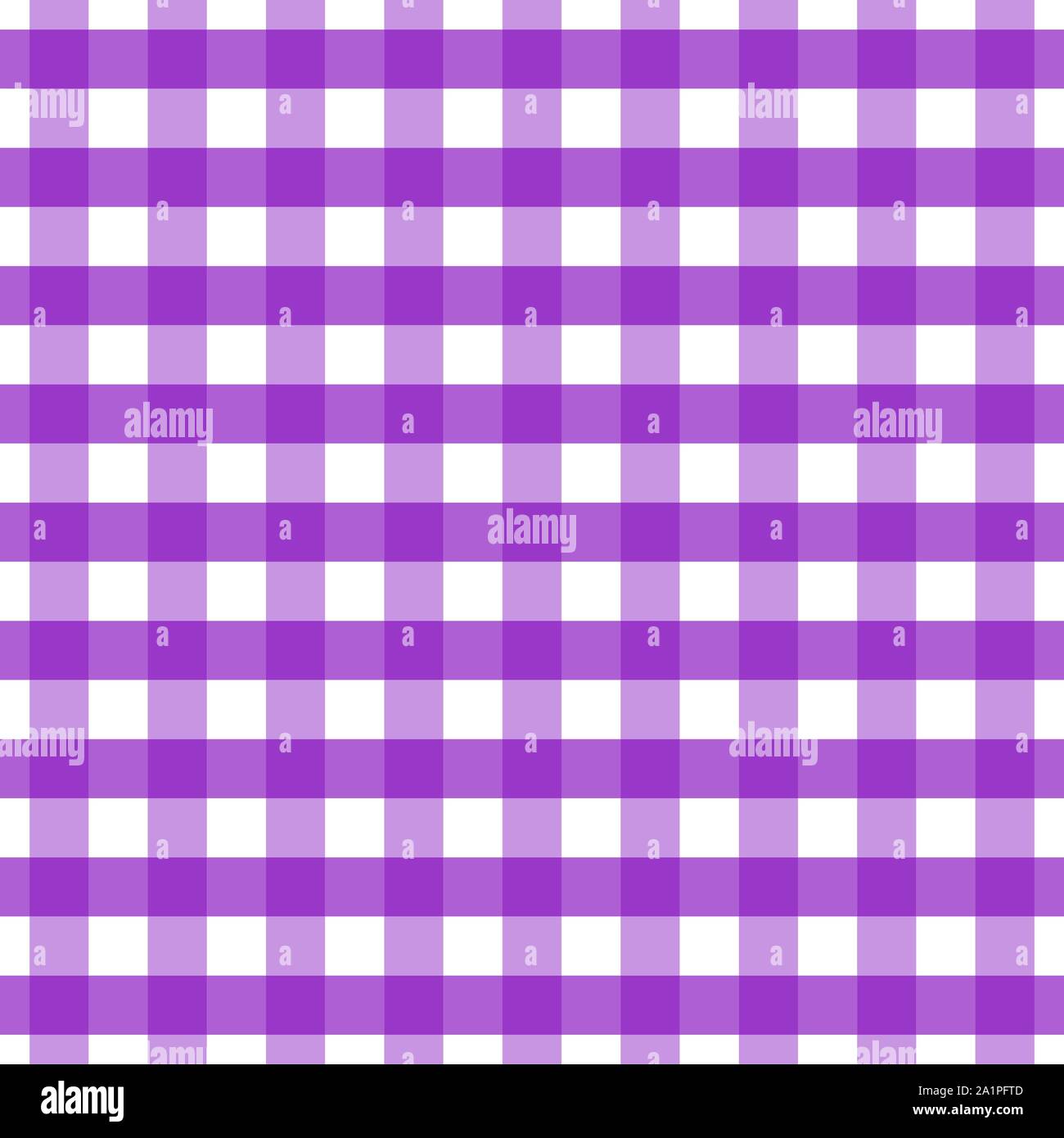 Violet checkered seamless pattern. Violet and white plaid texture ...