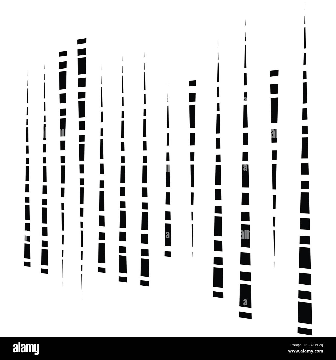 dashed dynamic lines, stripes pattern. random, irregular intermittent ...