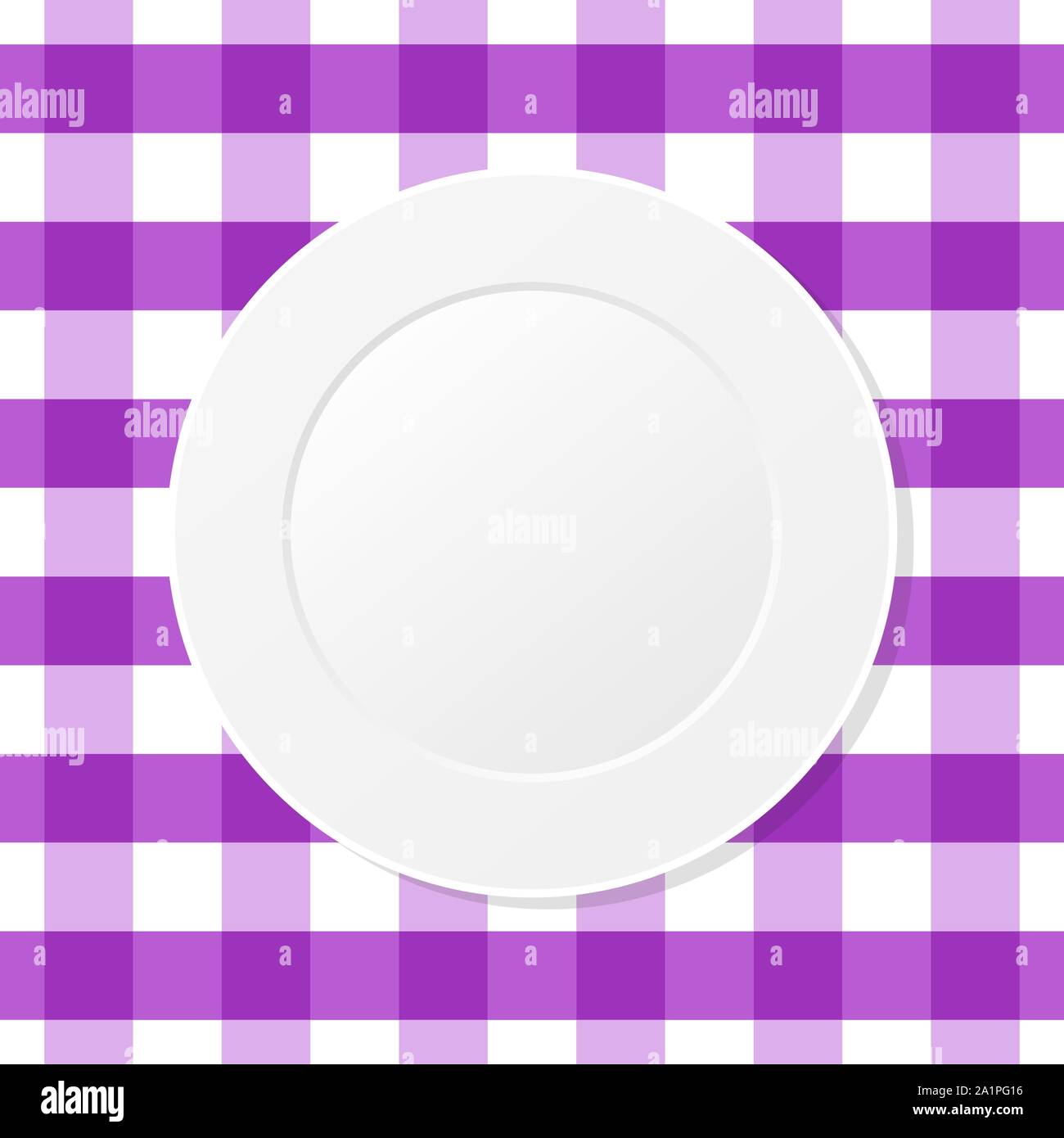 Classic place setting Stock Vector Images - Alamy