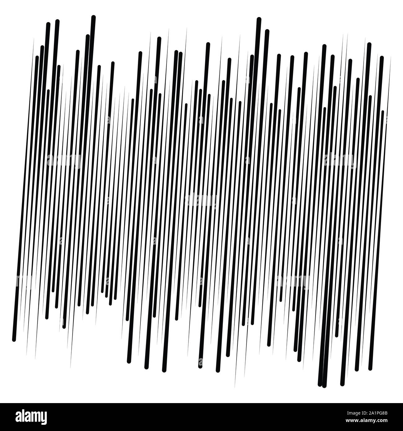 Random, dynamic lines pattern. Vertical, straight parallel lines ...
