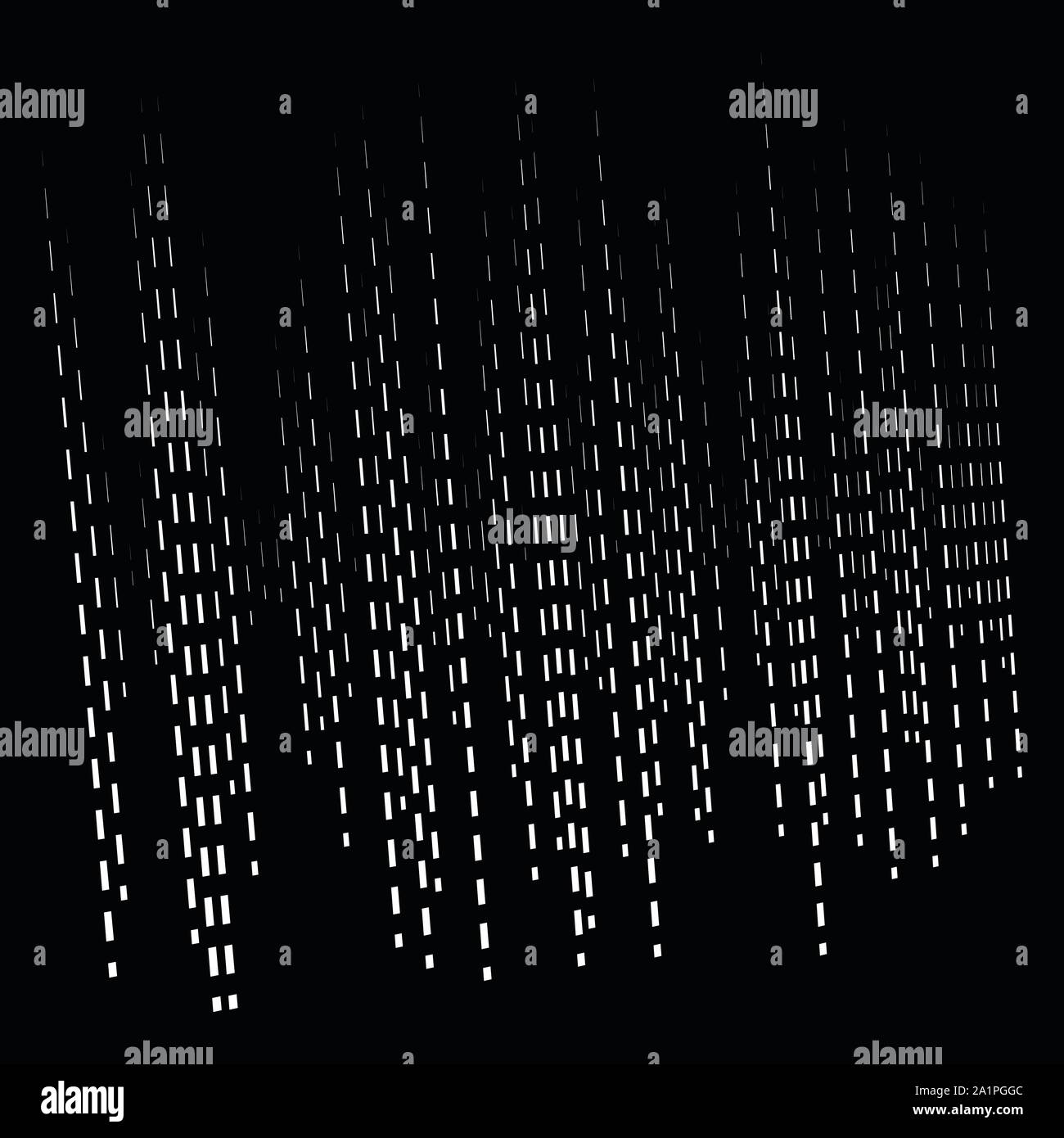 Dynamic lines pattern. Stripes half-tone element. Dashed, segments ...