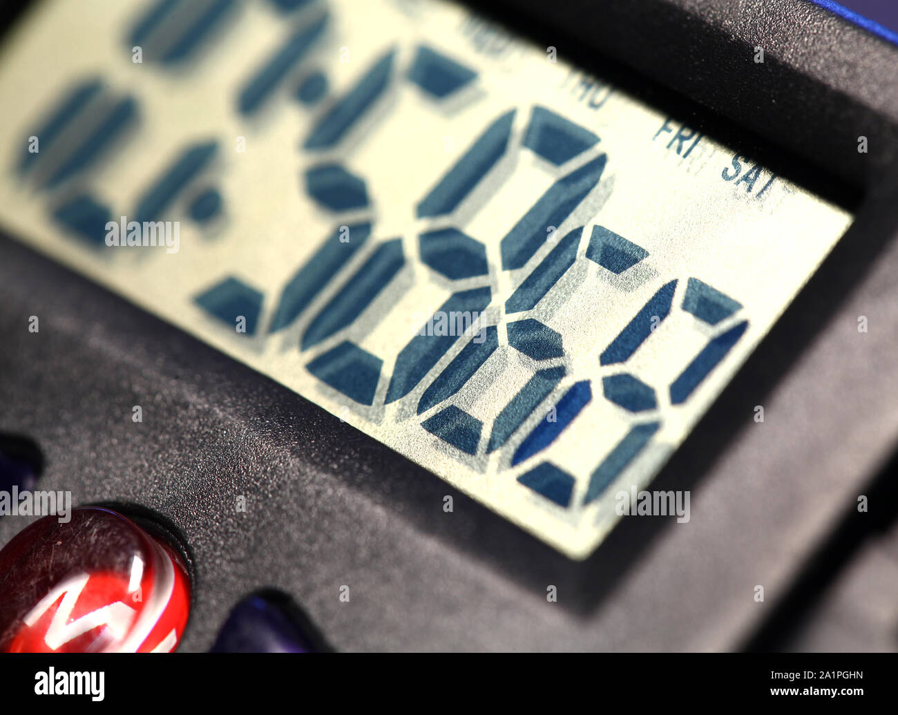 Led digital clock close up hi-res stock photography and images - Alamy