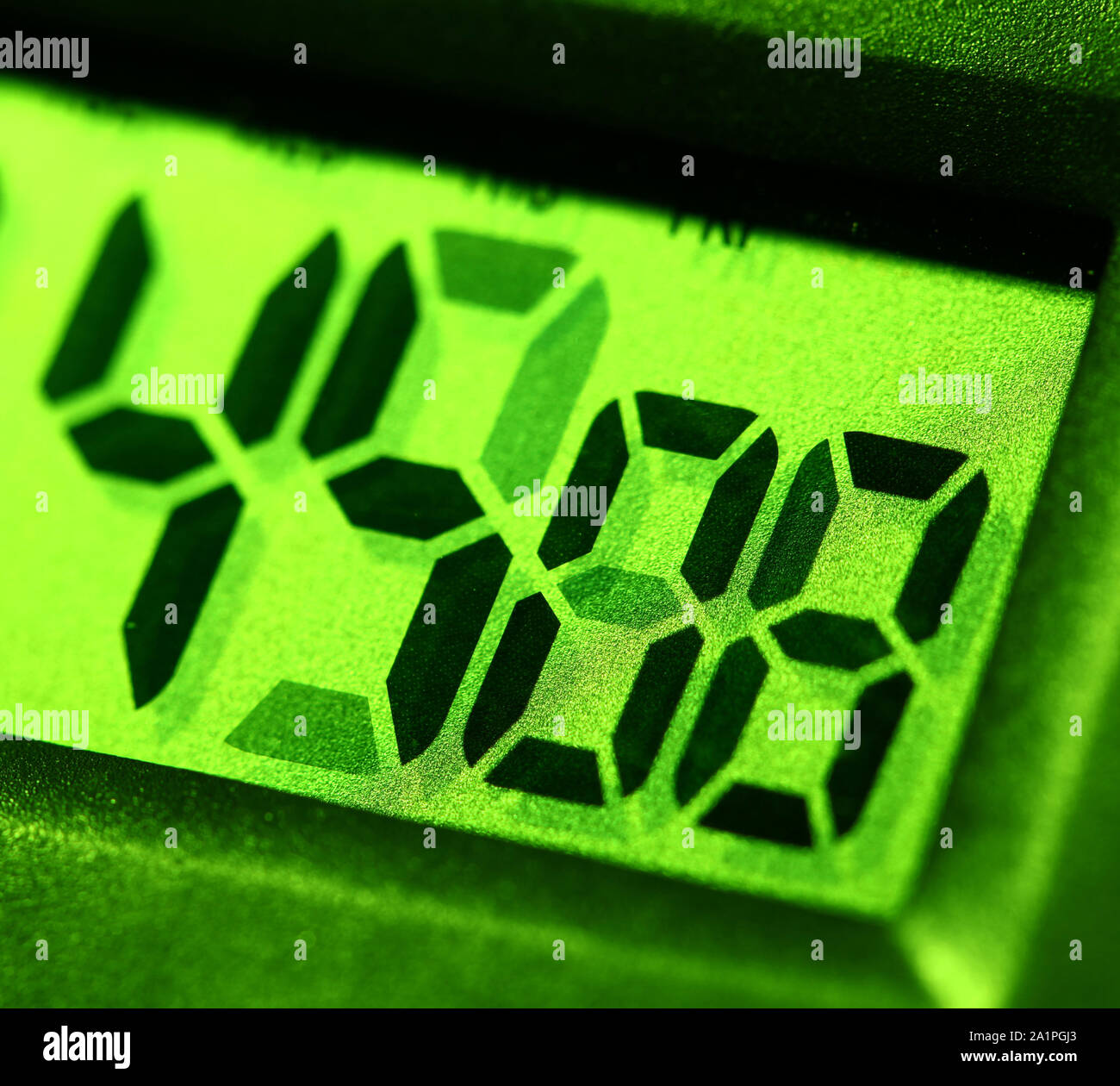 Close up of a Digital clock Stock Photo - Alamy