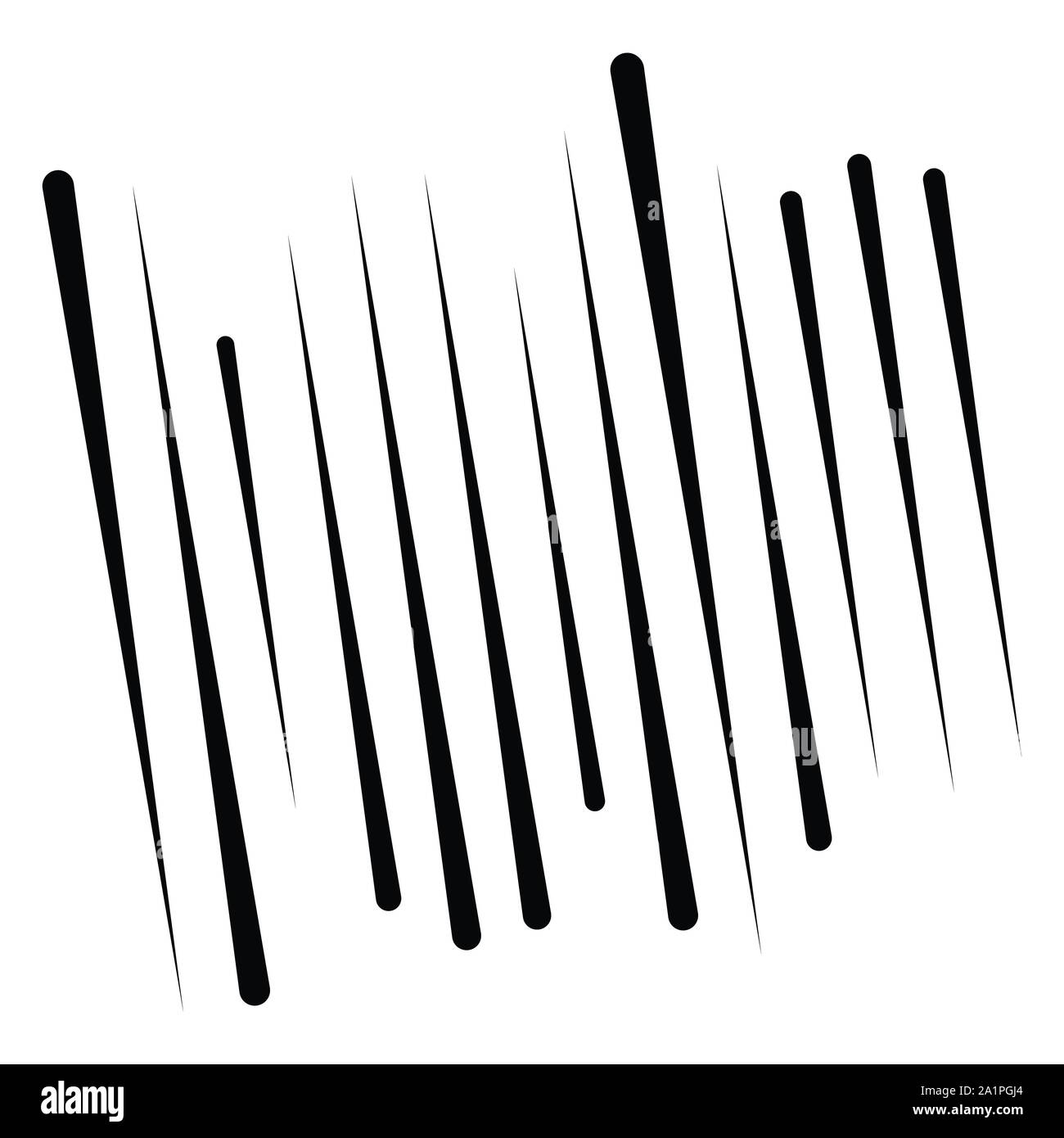 Random, dynamic lines pattern. Vertical, straight parallel lines ...