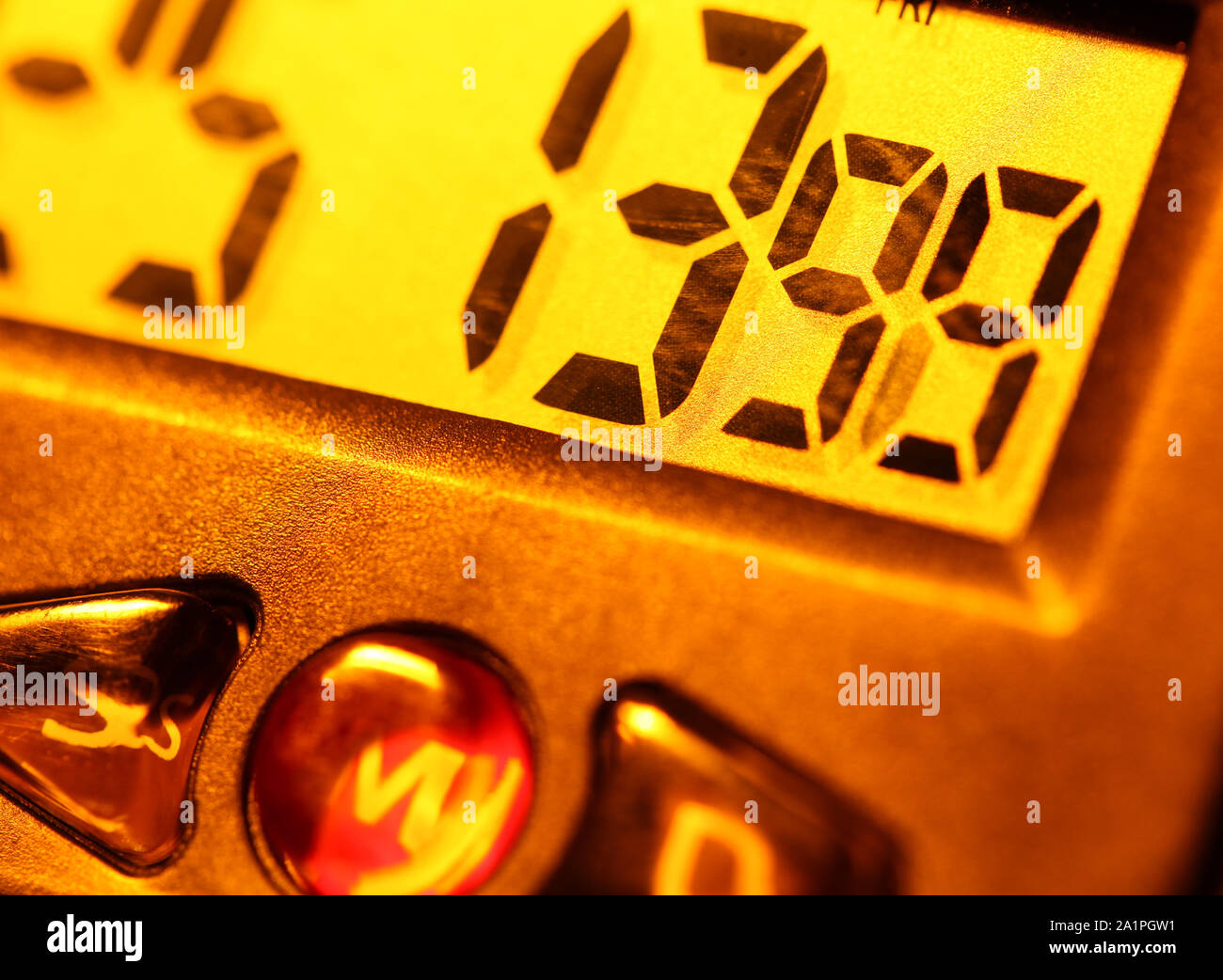 Close up of a Digital clock Stock Photo - Alamy