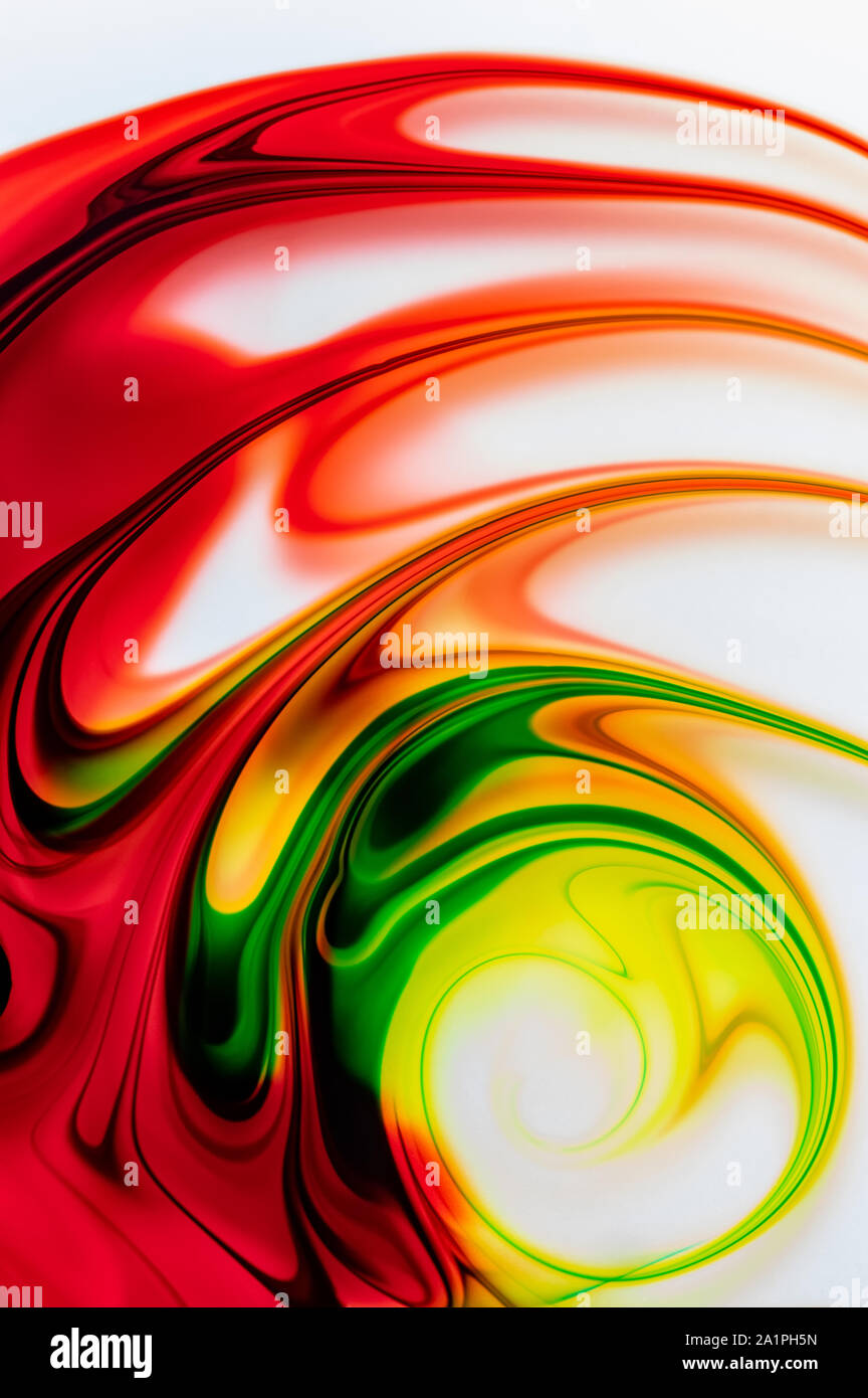 The colorful background of freeform floating watercolor Stock Photo - Alamy