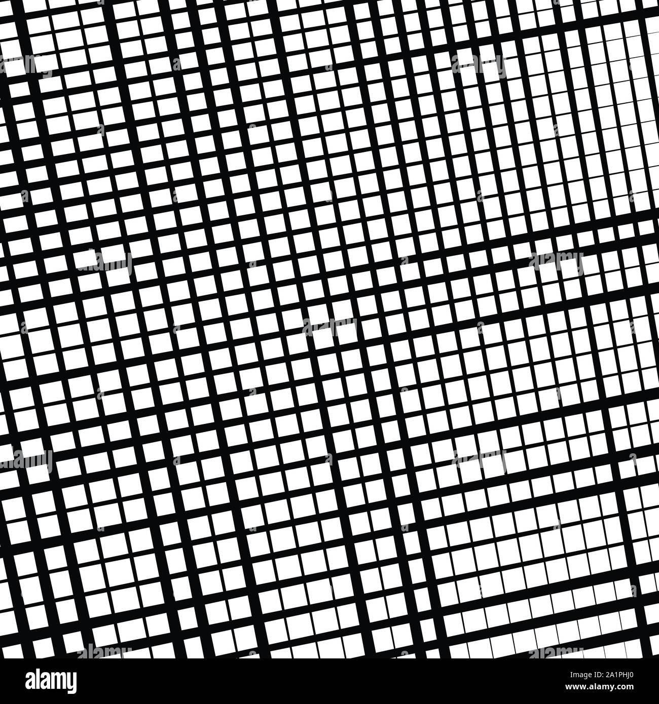 random tilt, oblique grid, mesh pattern. dynamic slanting intersect lines. abstract grate design ...