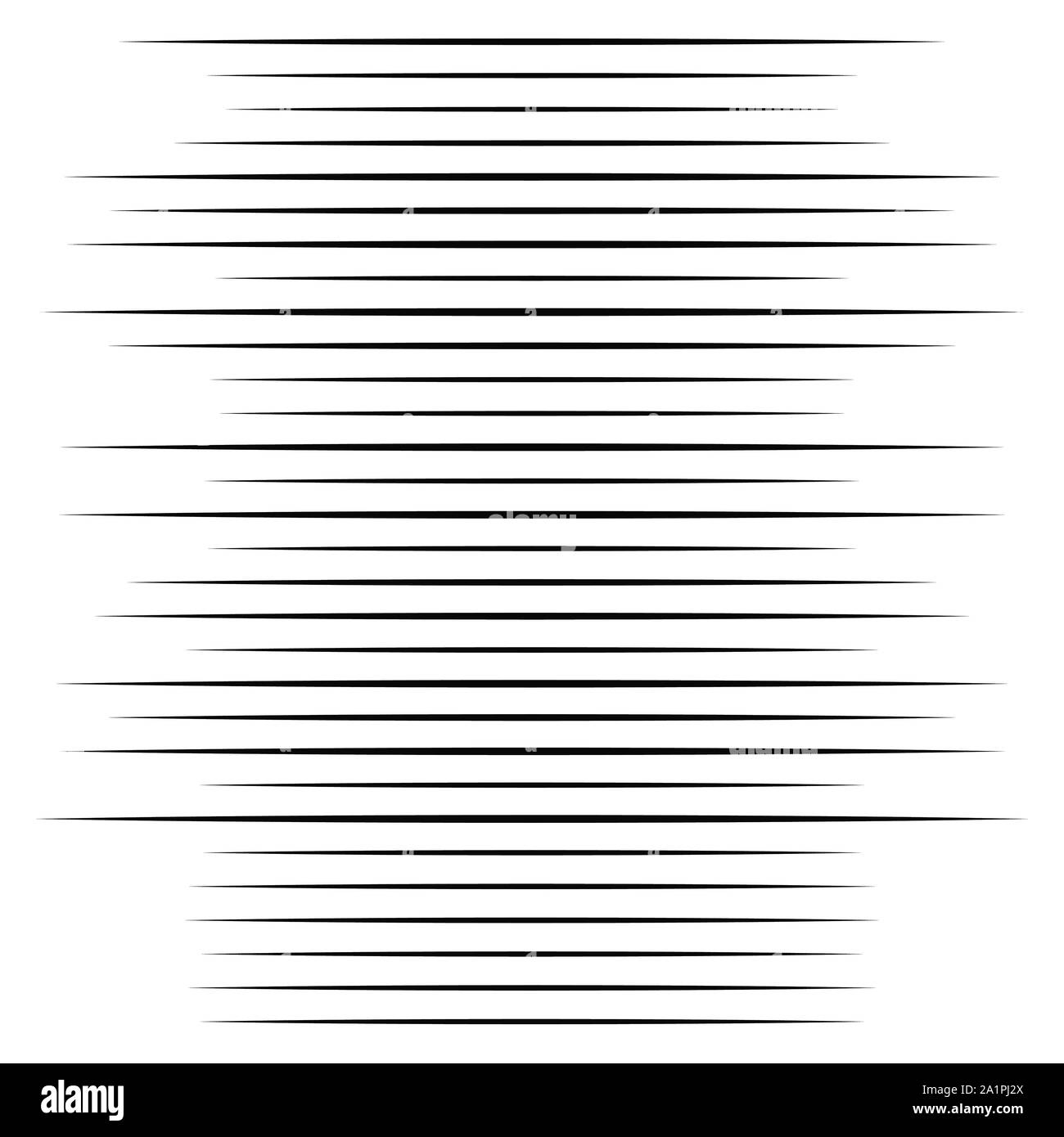 Random lines halftone element. Random horizontal lines. Irregular ...