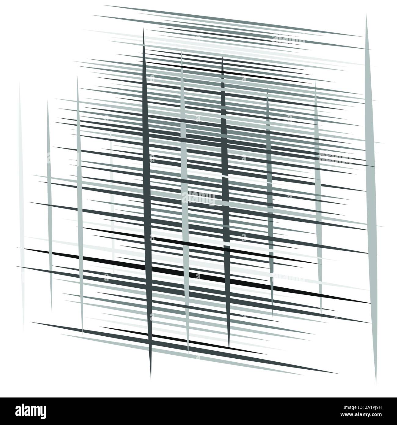 random tilt, oblique grid, mesh pattern. dynamic slanting intersect lines. abstract grate design ...
