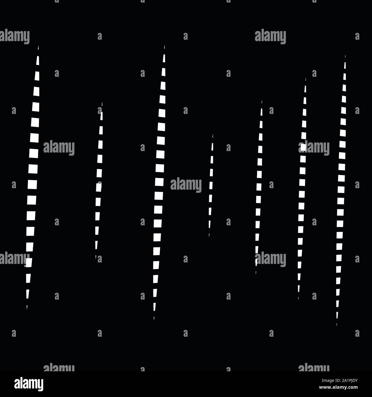 Dynamic lines pattern. Stripes half-tone element. Dashed, segments ...
